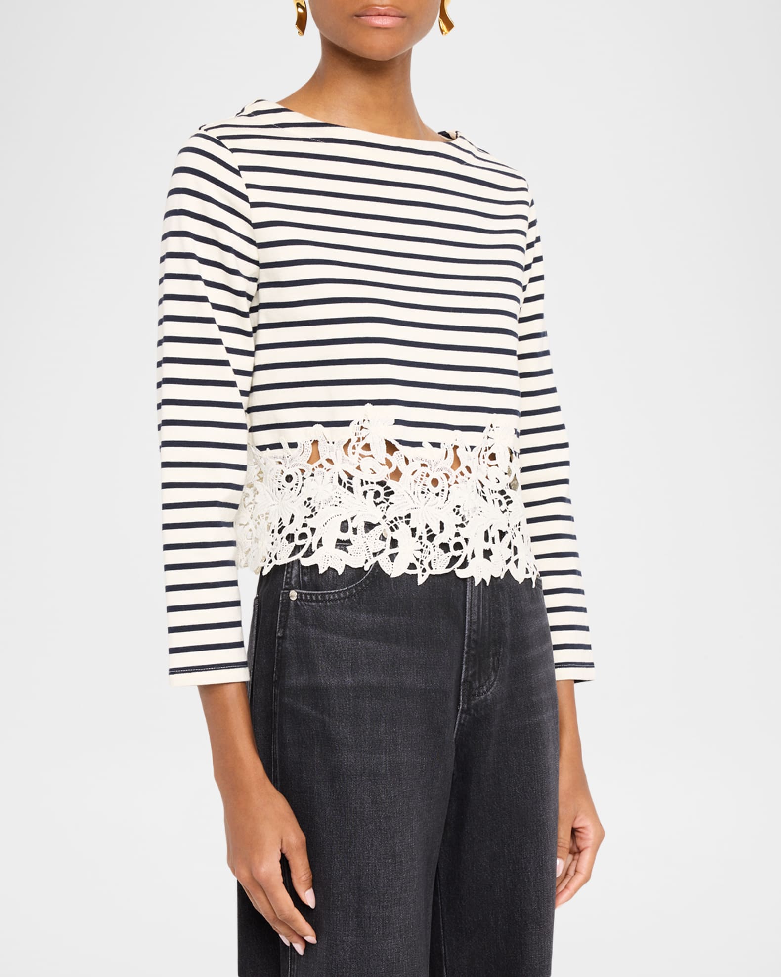 Veronica Beard Striped Top