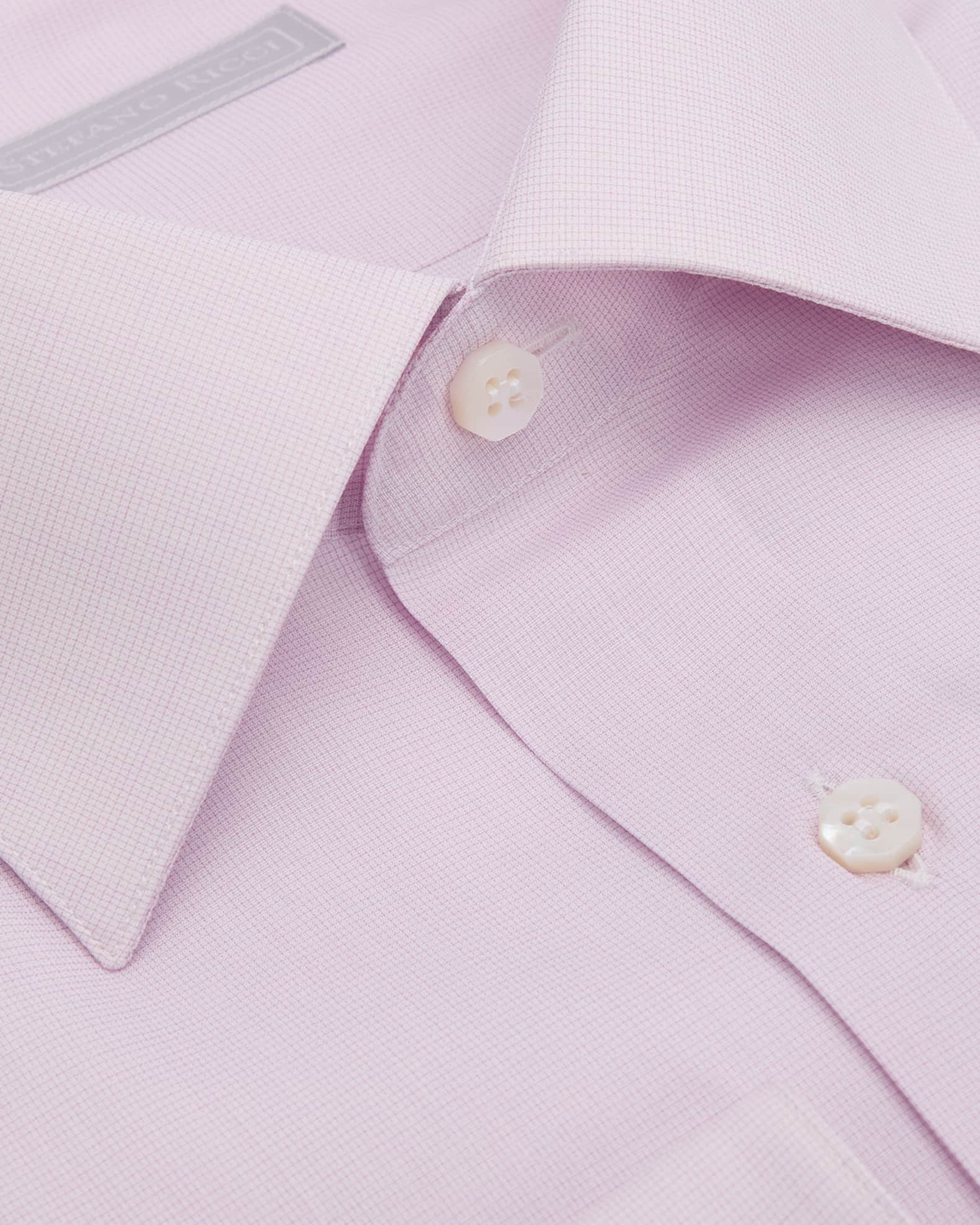 Stefano Ricci Men's Cotton Micro-Check Dress Shirt | Neiman Marcus