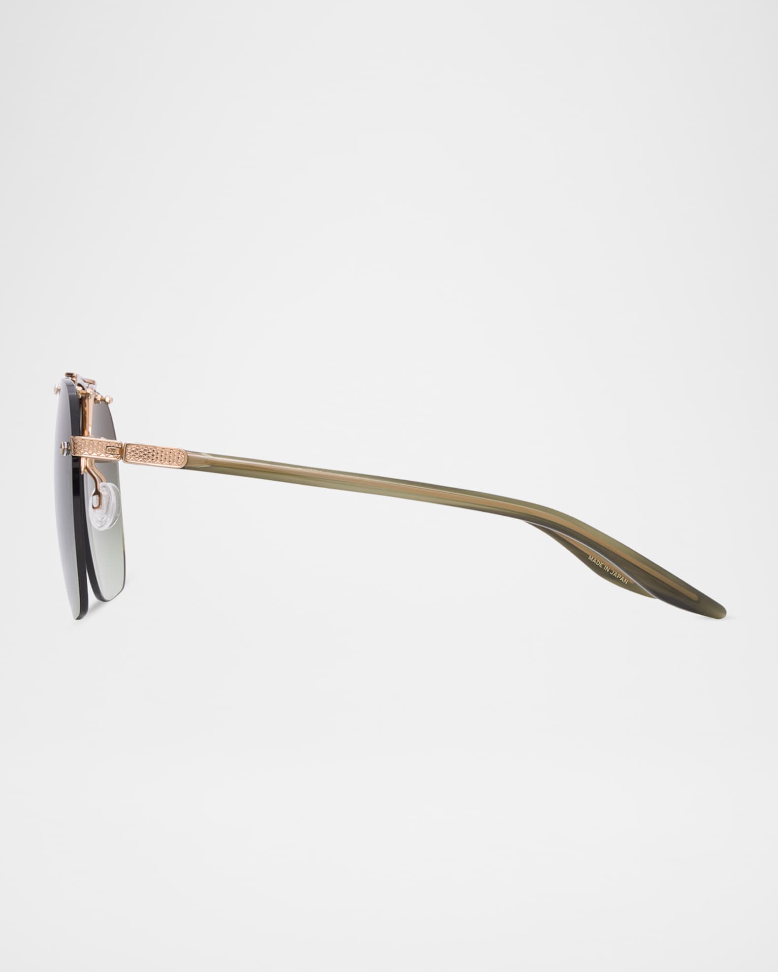 Barton Perreira Daniel 64mm Metal Aviator Sunglasses | Neiman Marcus