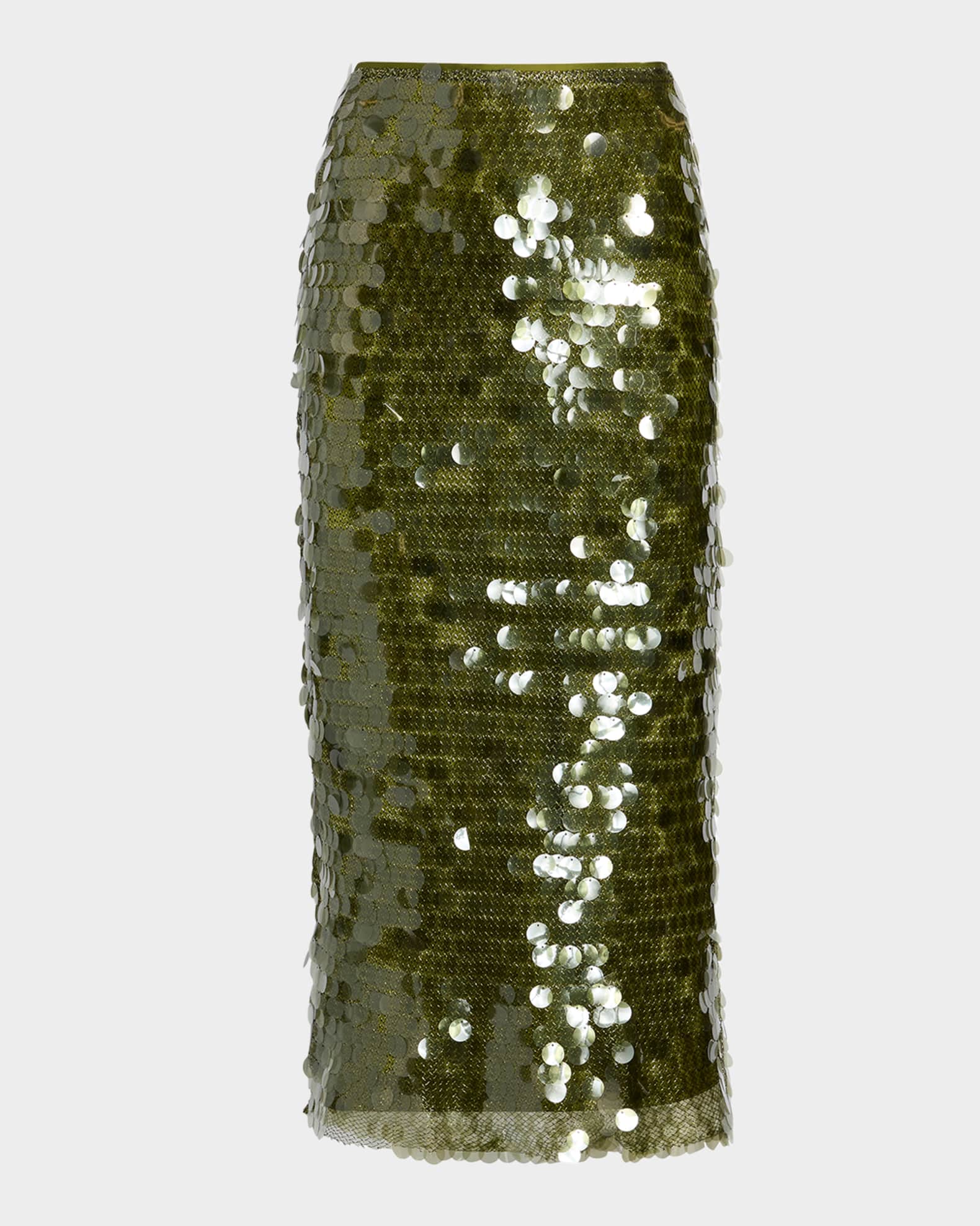 Cinq a Sept Calista Sequined Pencil Skirt | Neiman Marcus
