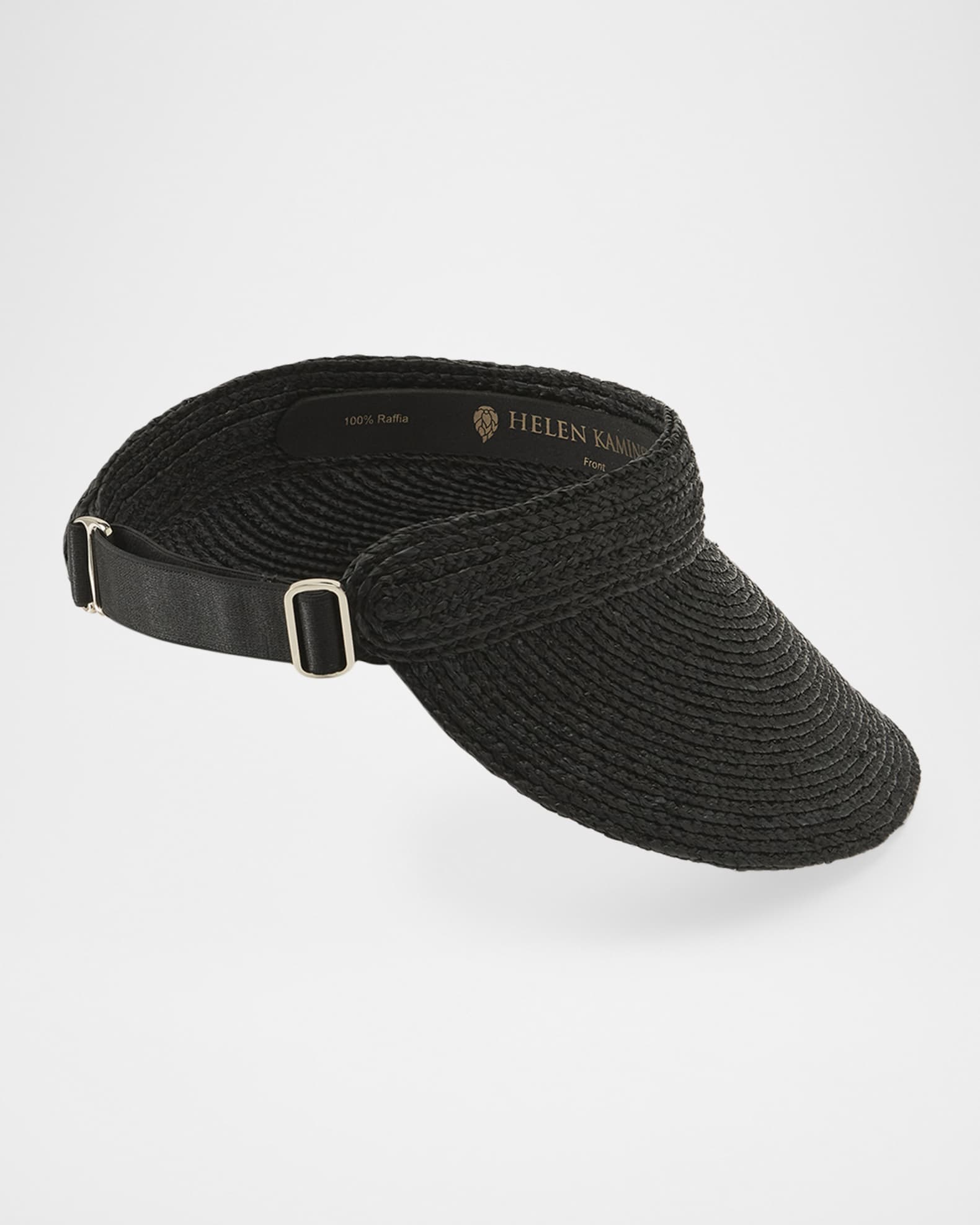 Helen Kaminski Kirsten Rollable Raffia Visor | Neiman Marcus