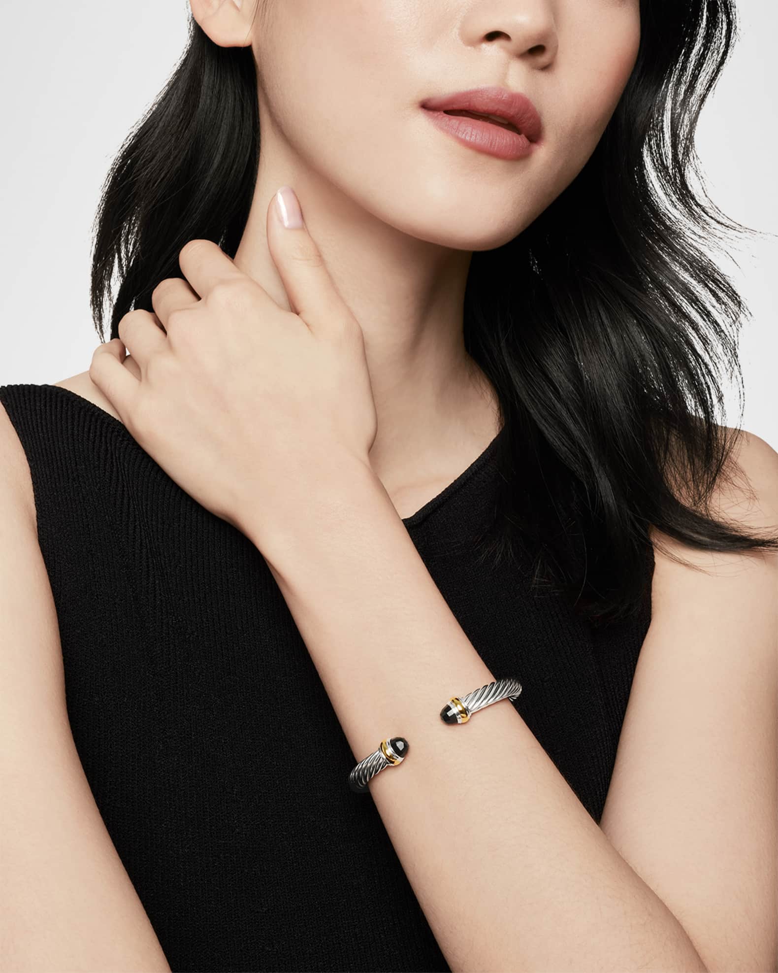 David Yurman Cable Classics Bracelet with Gemstone and 14K Gold in ...