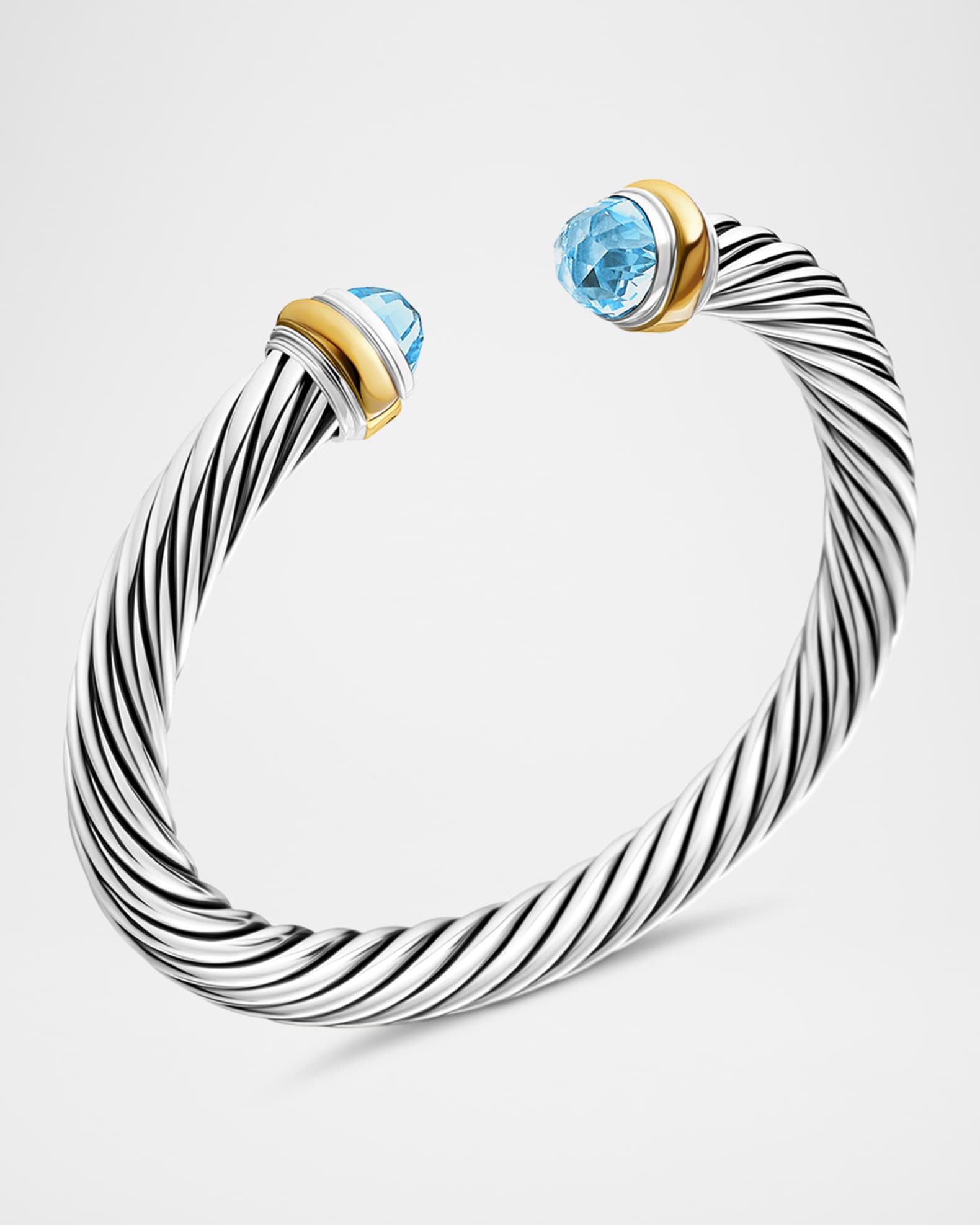 David Yurman Cable Classics Bracelet with Gemstone and 14K Gold in ...