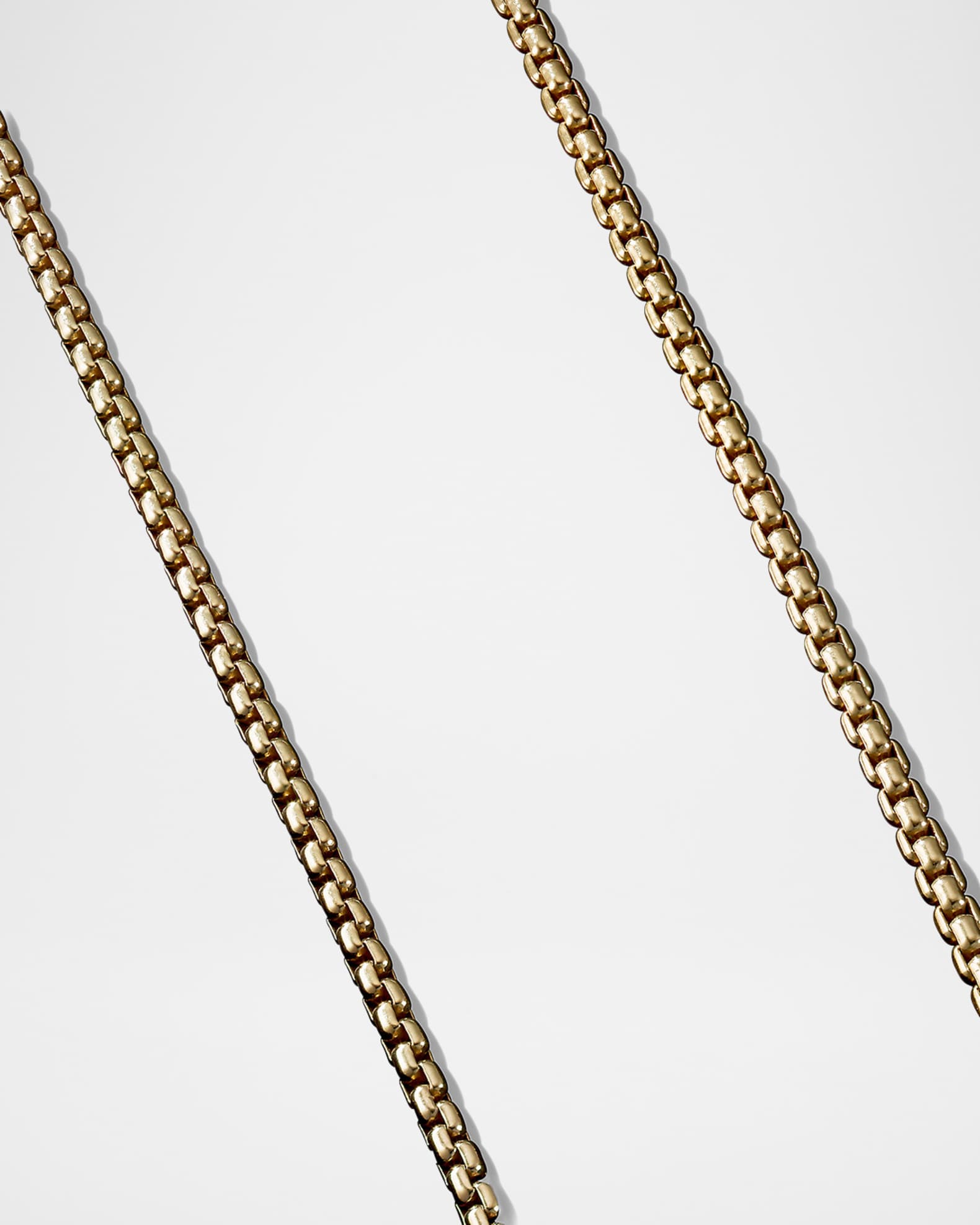 Men's Box Chain Necklace in 18K Gold | Neiman Marcus