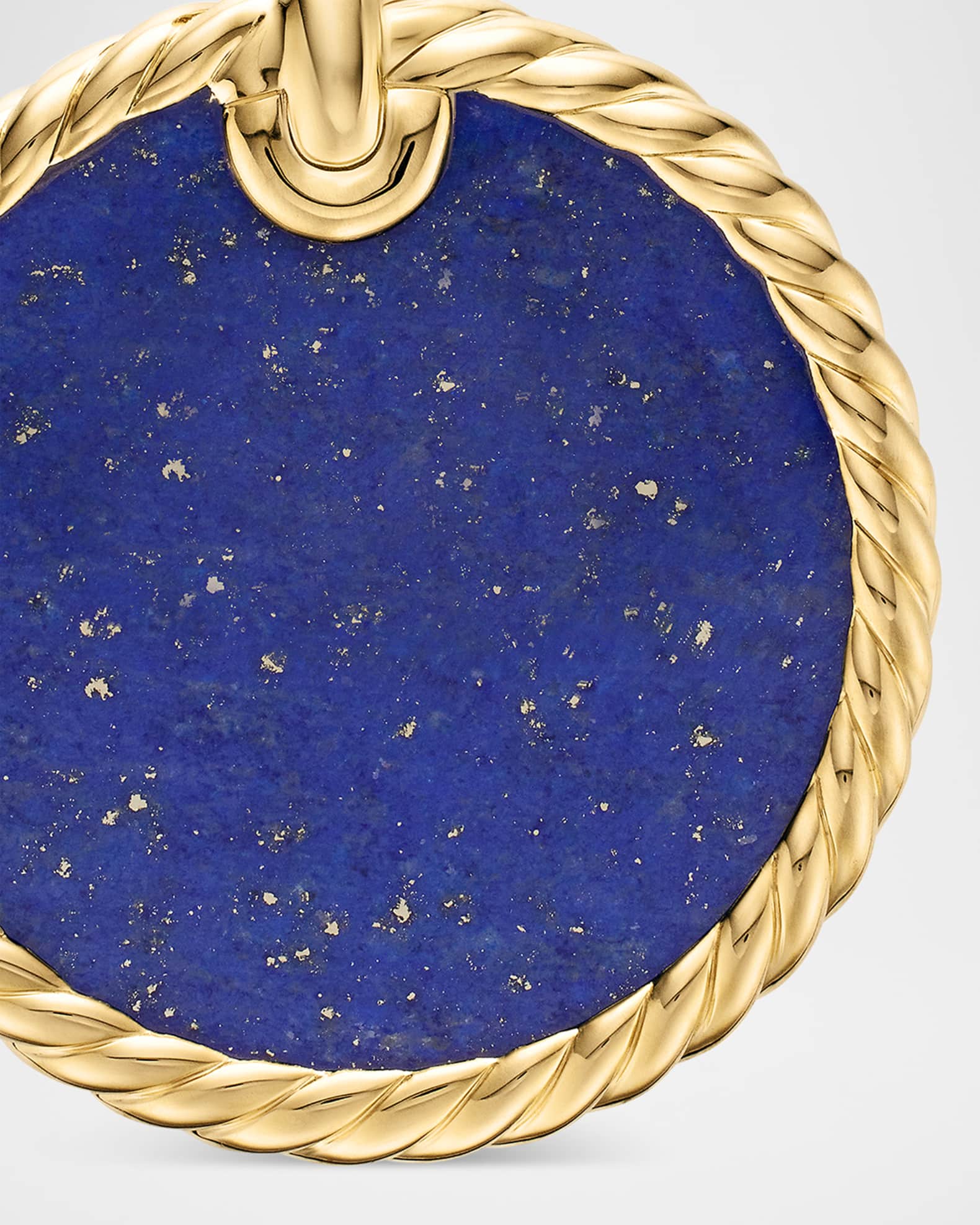DY Elements Disc Pendant in 18K Gold | Neiman Marcus