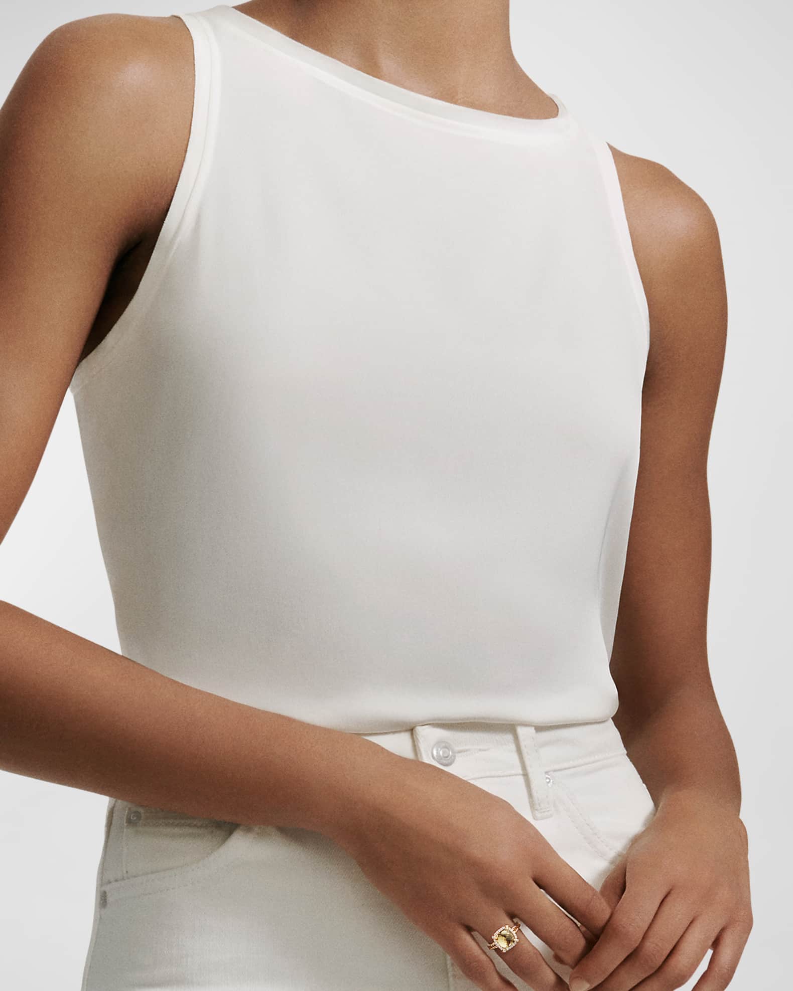 David Yurman Petite Chatelaine Pave Bezel Ring in 18K Gold with Blue ...