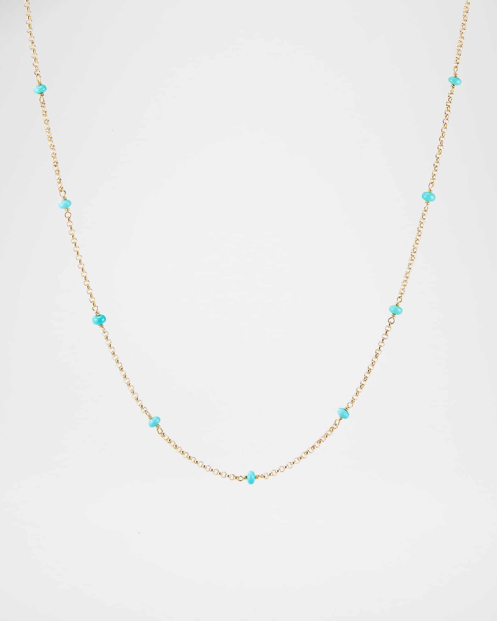 David Yurman Cable Collectibles Bead and Chain Necklace in 18K Gold/36 ...