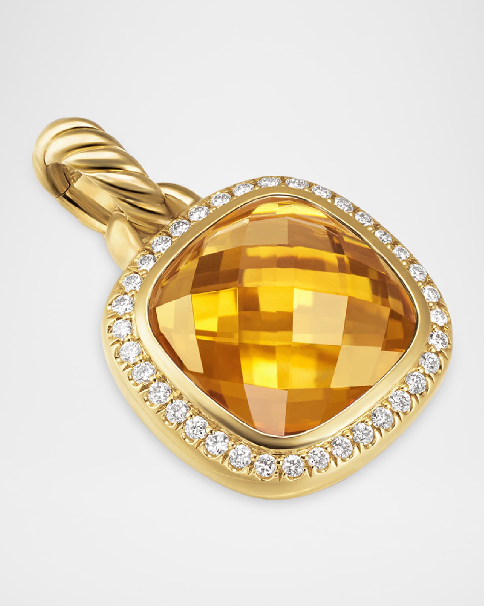 David Yurman Albion Enhancer with Gemstones and Diamonds in 18K Gold ...