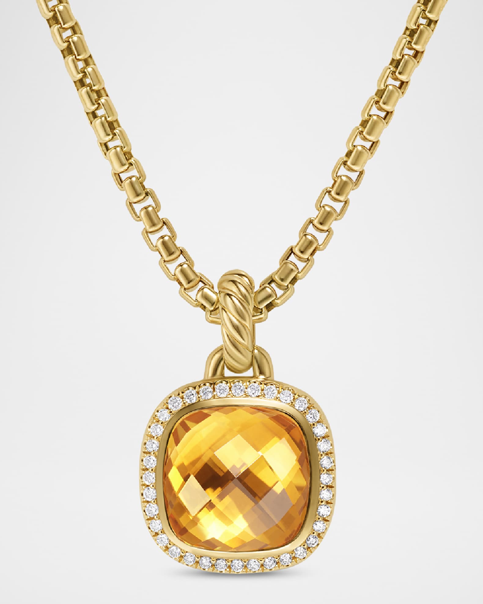 David Yurman Albion Enhancer with Gemstones and Diamonds in 18K Gold ...