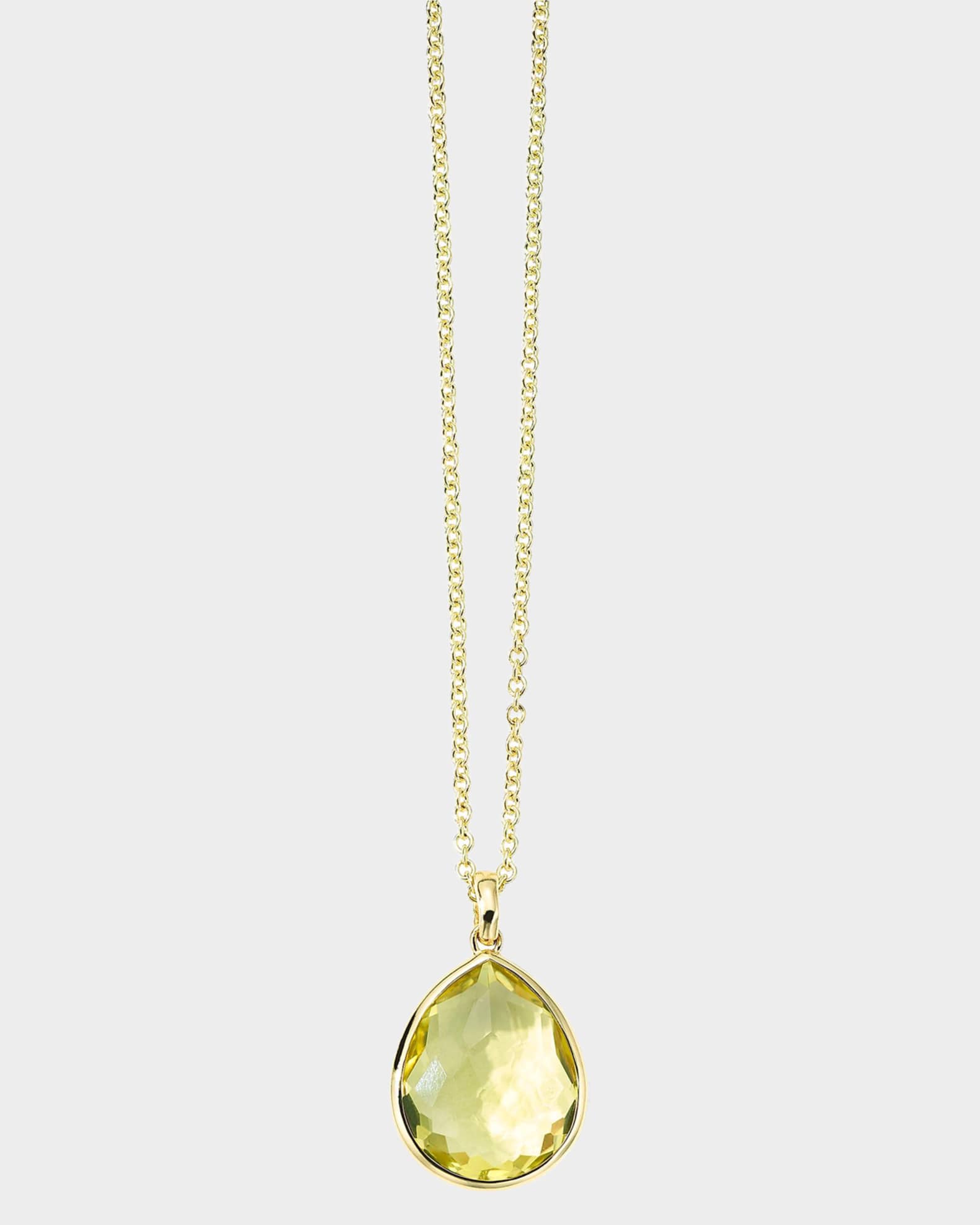 Ippolita 18K Rock Candy Medium Teardrop Pendant Necklace | Neiman Marcus