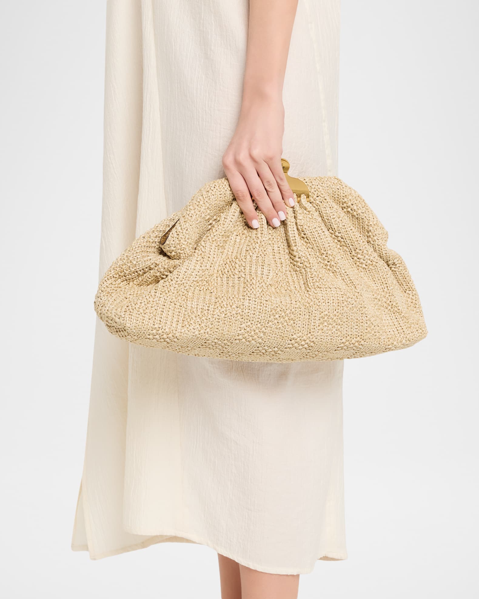 Marc Jacobs The Summer Woven Glam Clutch Bag | Neiman Marcus