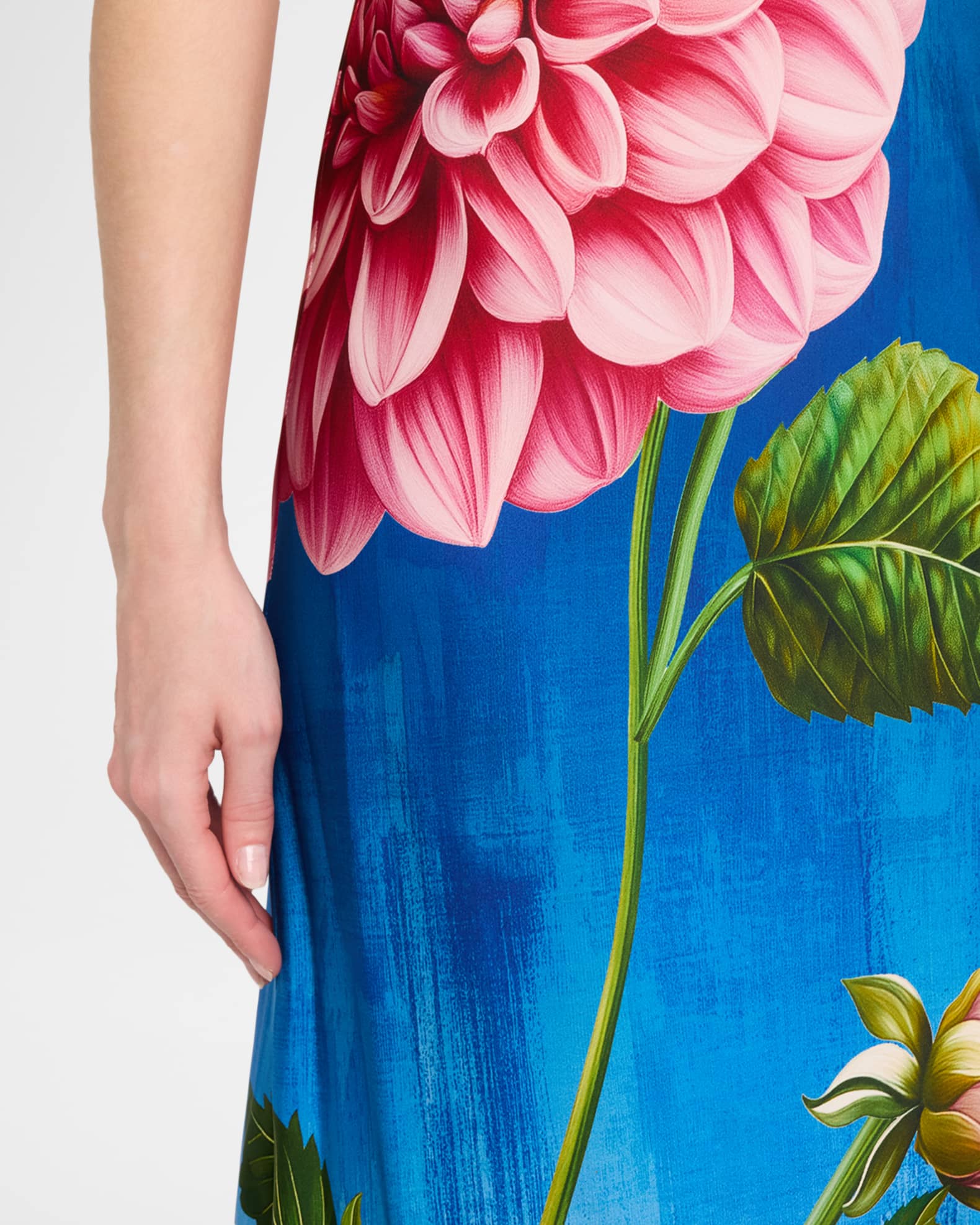 Elie Tahari The Sonja Garden Ombré Floral-Print Maxi Dress | Neiman Marcus