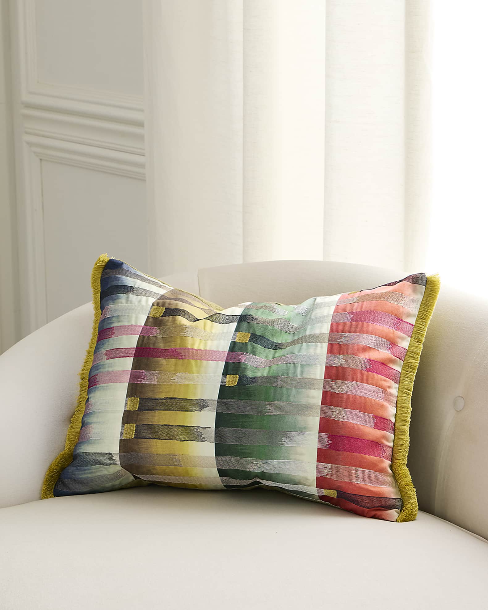 Designers Guild Cascata Decorative Pillow, 18" x 24" | Neiman Marcus