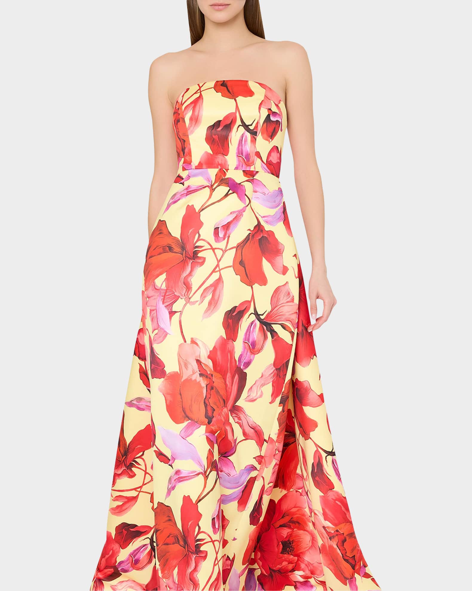 Milly Dorothy Printed Taffeta Dress | Neiman Marcus
