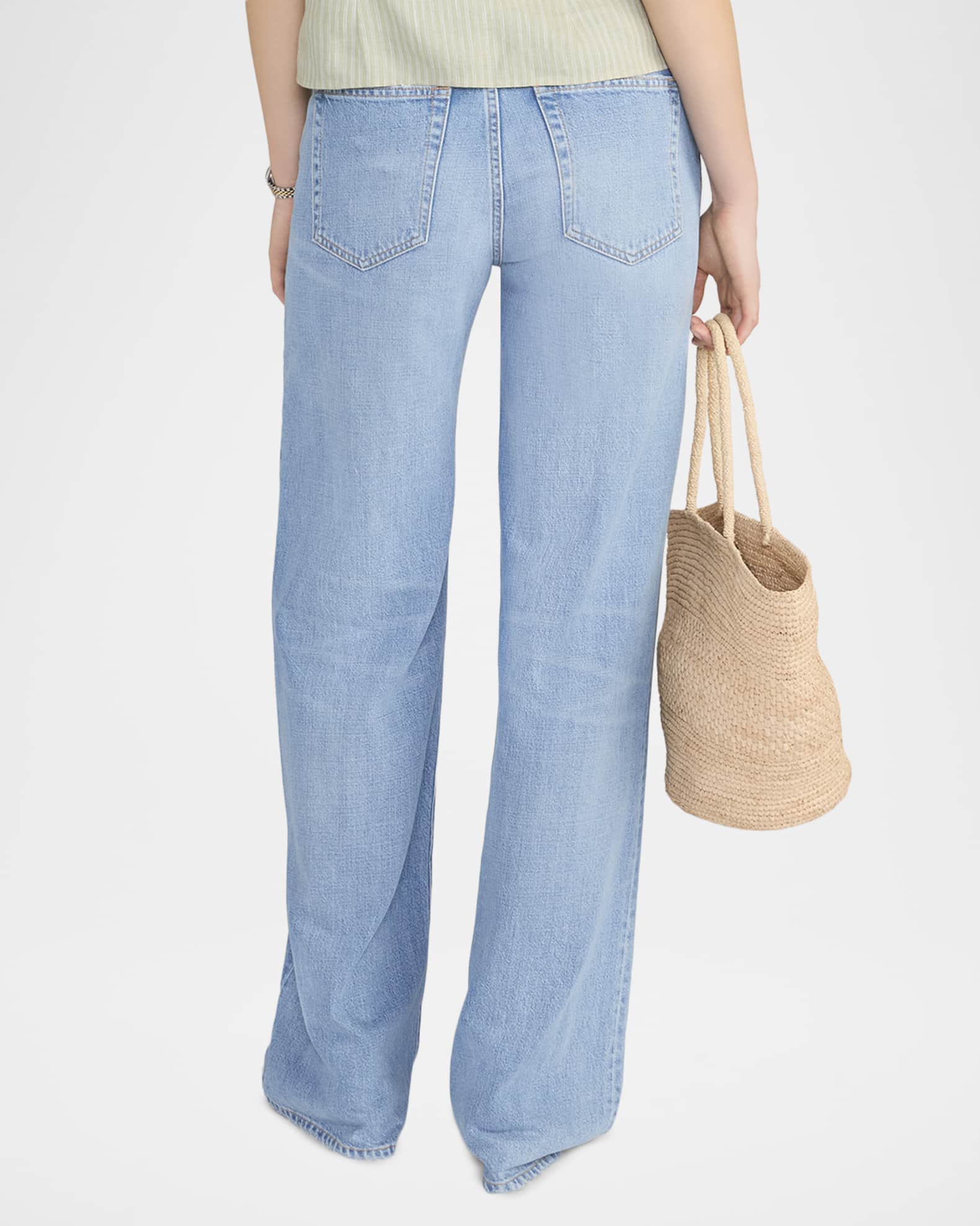 FRAME The Off Duty Stroll Jeans | Neiman Marcus