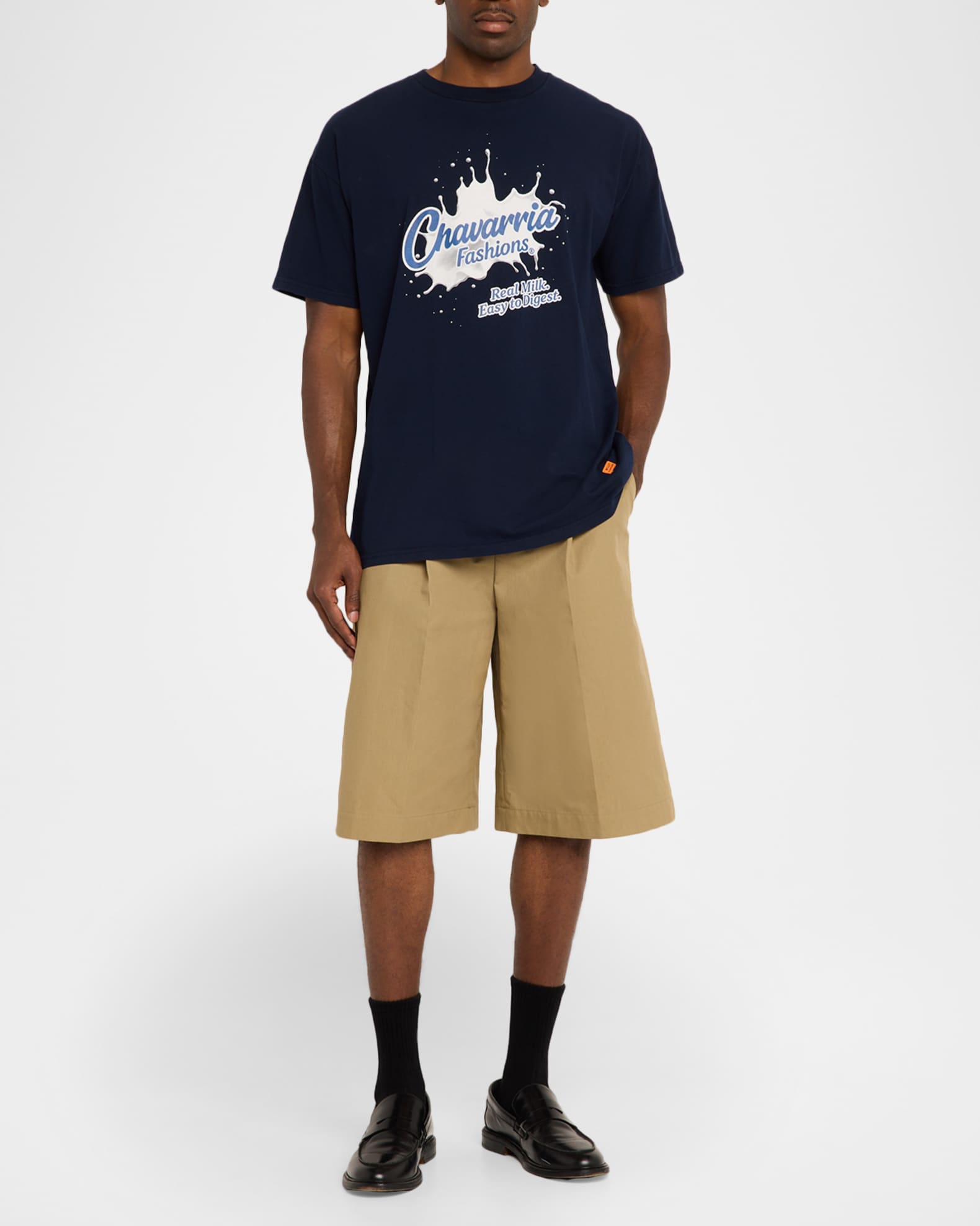 Willy Chavarria Men's Wille Leche Easy T-Shirt | Neiman Marcus