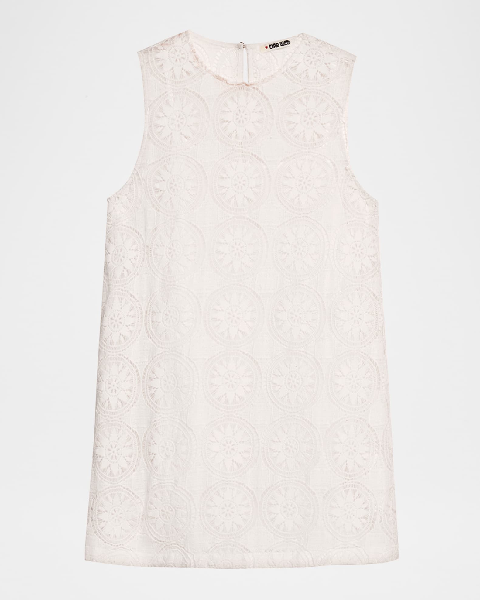 Ciao Lucia Indus Embroidered Shift Dress | Neiman Marcus