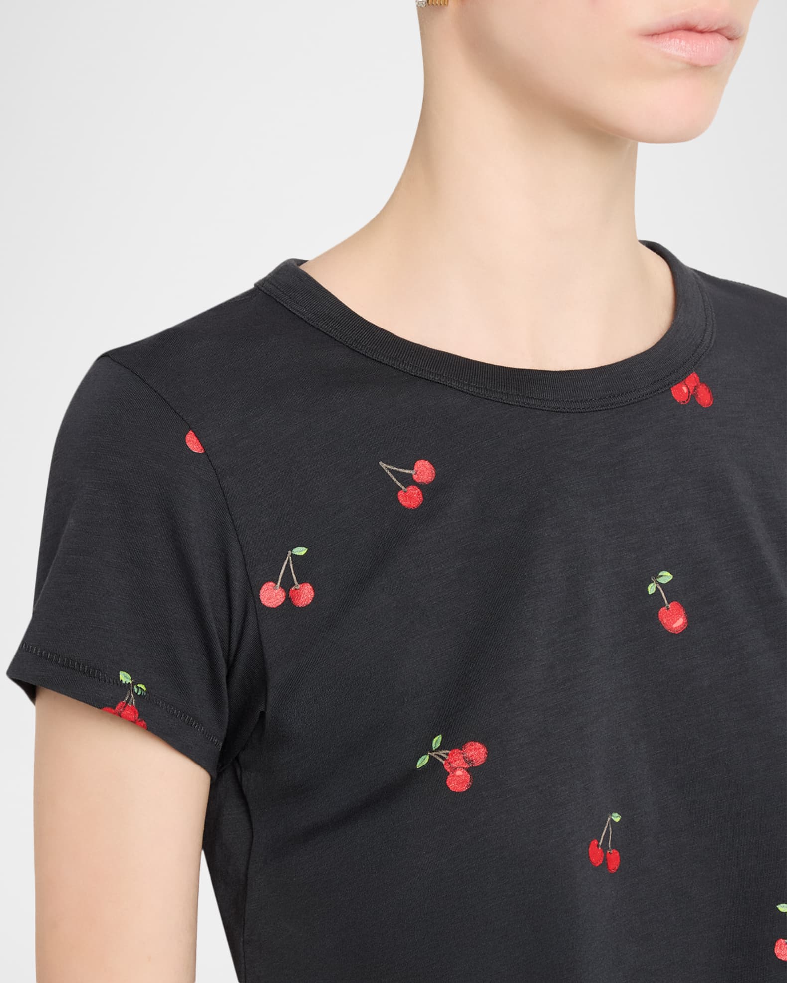 Rag & Bone All-Over Cherry Graphic Tee | Neiman Marcus