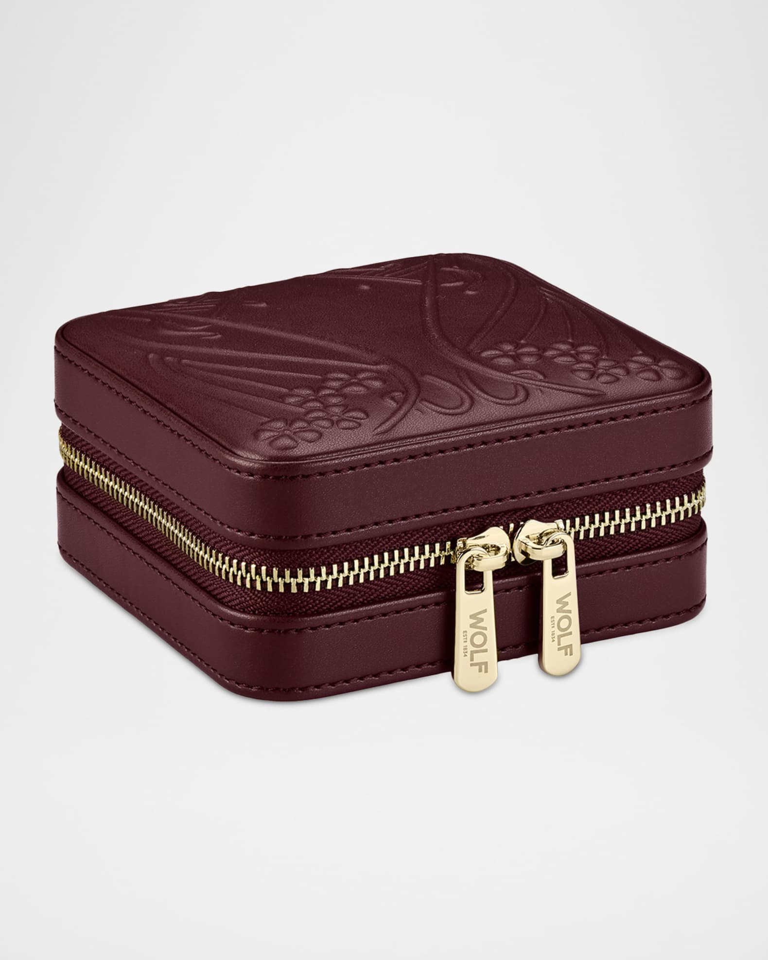 WOLF x Liberty Small Travel Zip Jewelry Case | Neiman Marcus