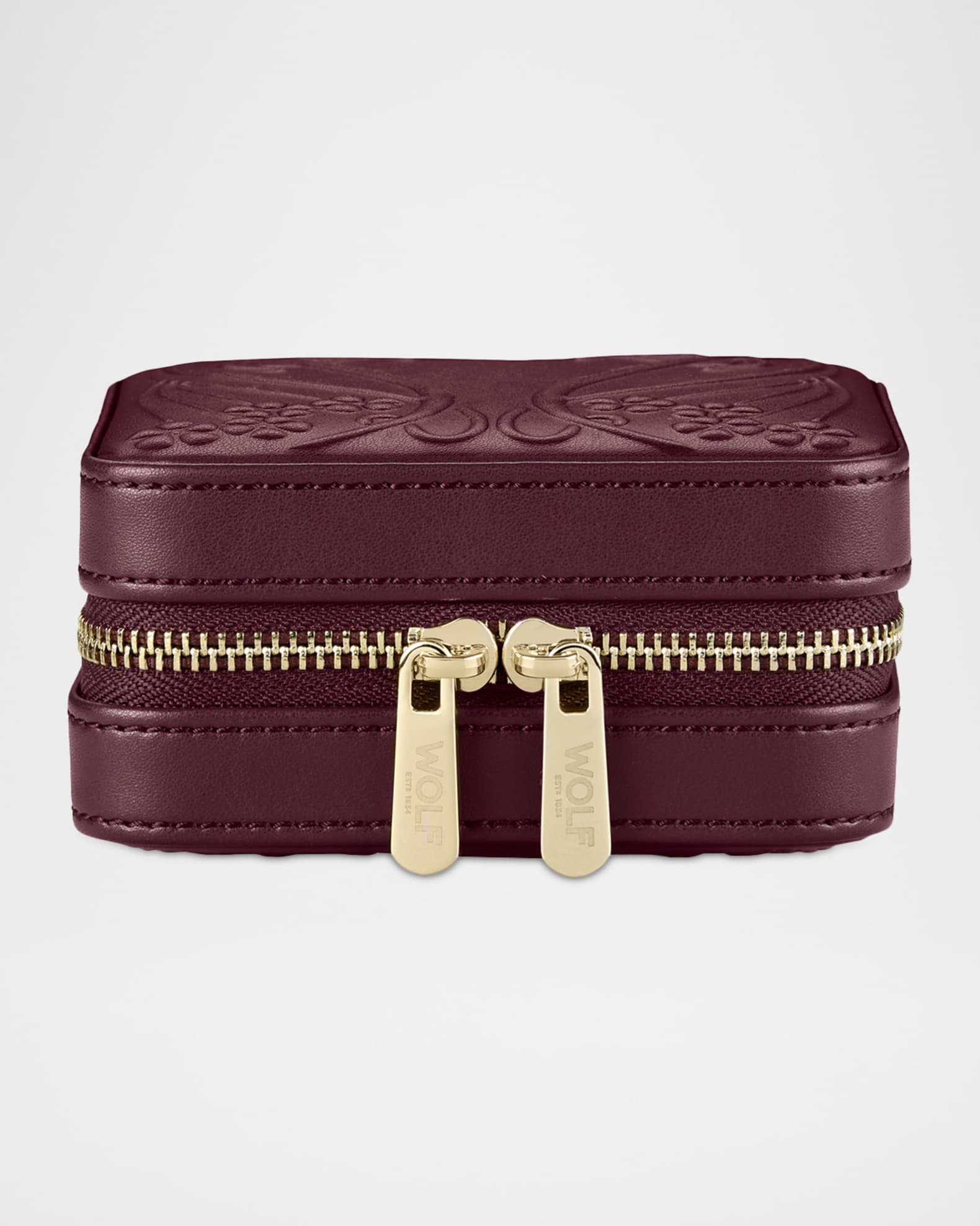 WOLF x Liberty Small Travel Zip Jewelry Case | Neiman Marcus
