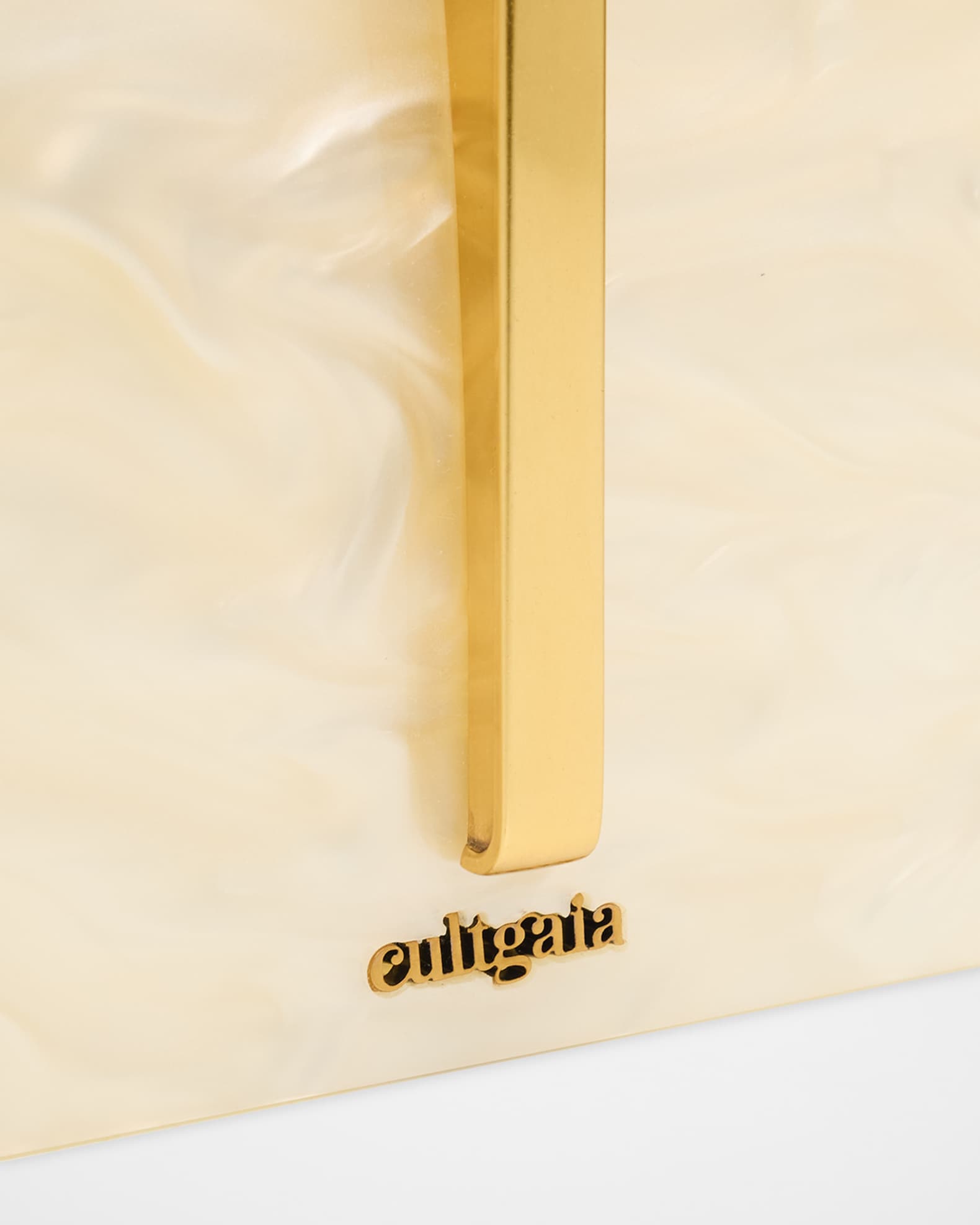 Cult Gaia Laguna Acrylic Half-Moon Clutch Bag | Neiman Marcus