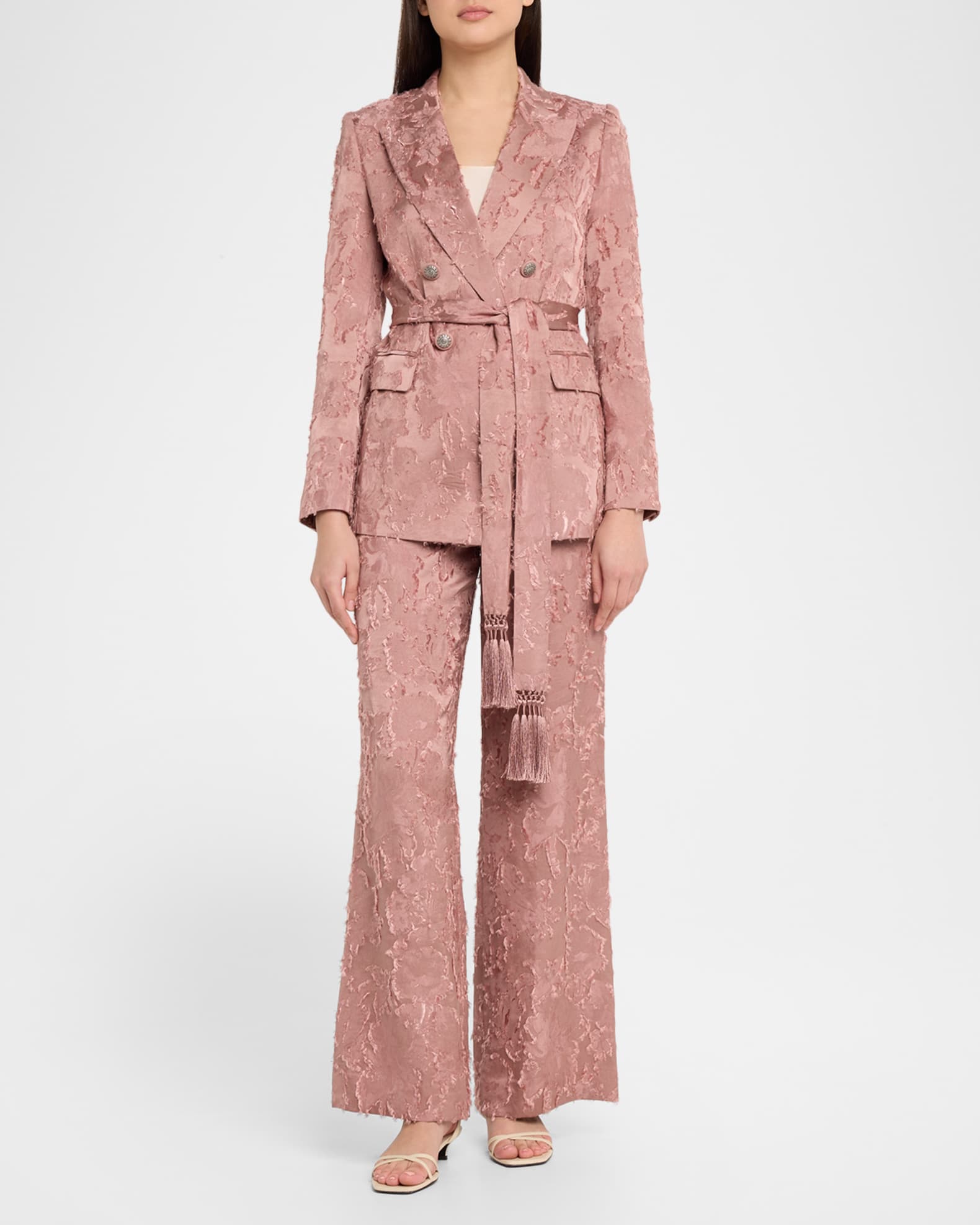 Kobi Halperin Nia Double-Breasted Jacquard Jacket | Neiman Marcus