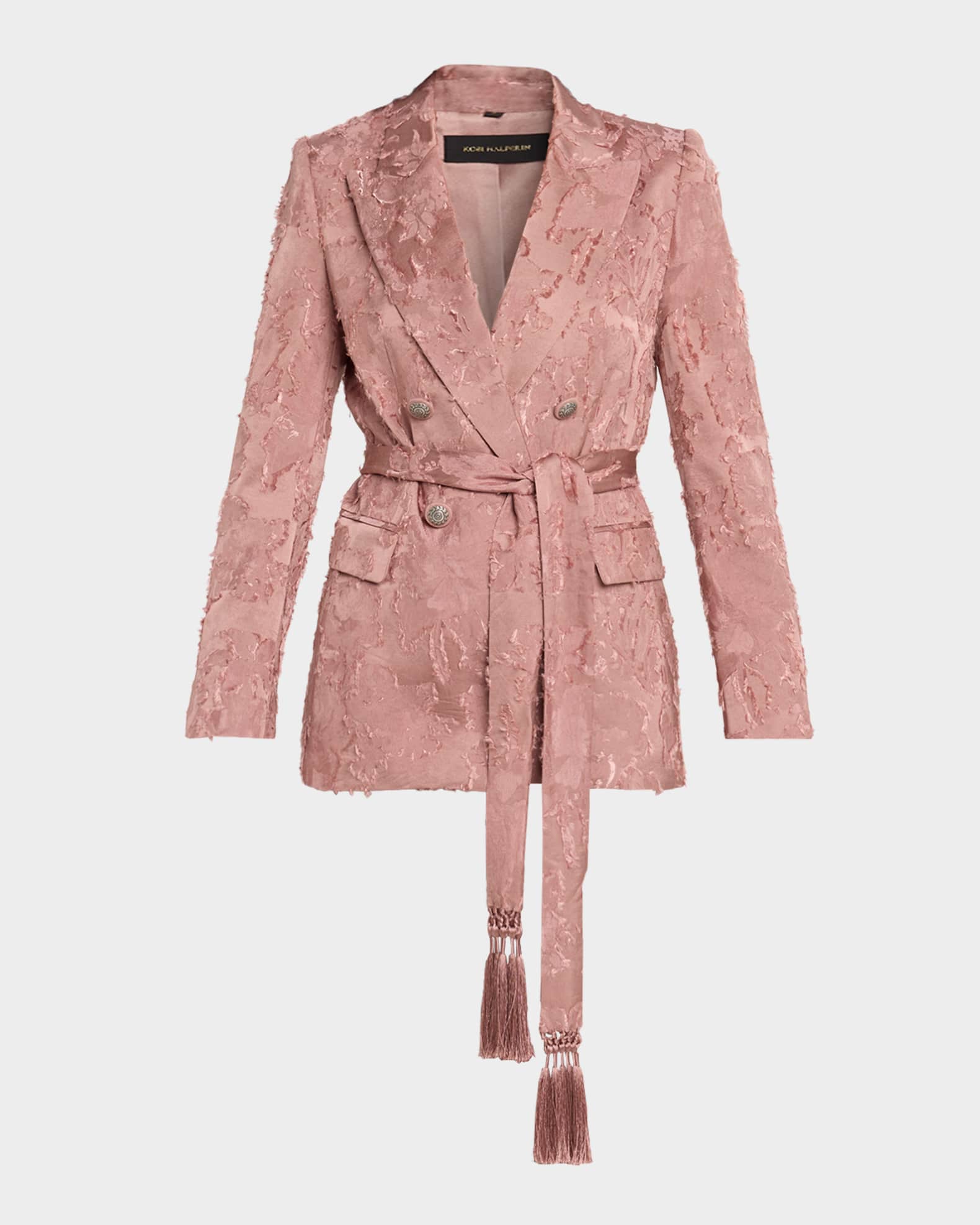 Kobi Halperin Nia Double-Breasted Jacquard Jacket | Neiman Marcus