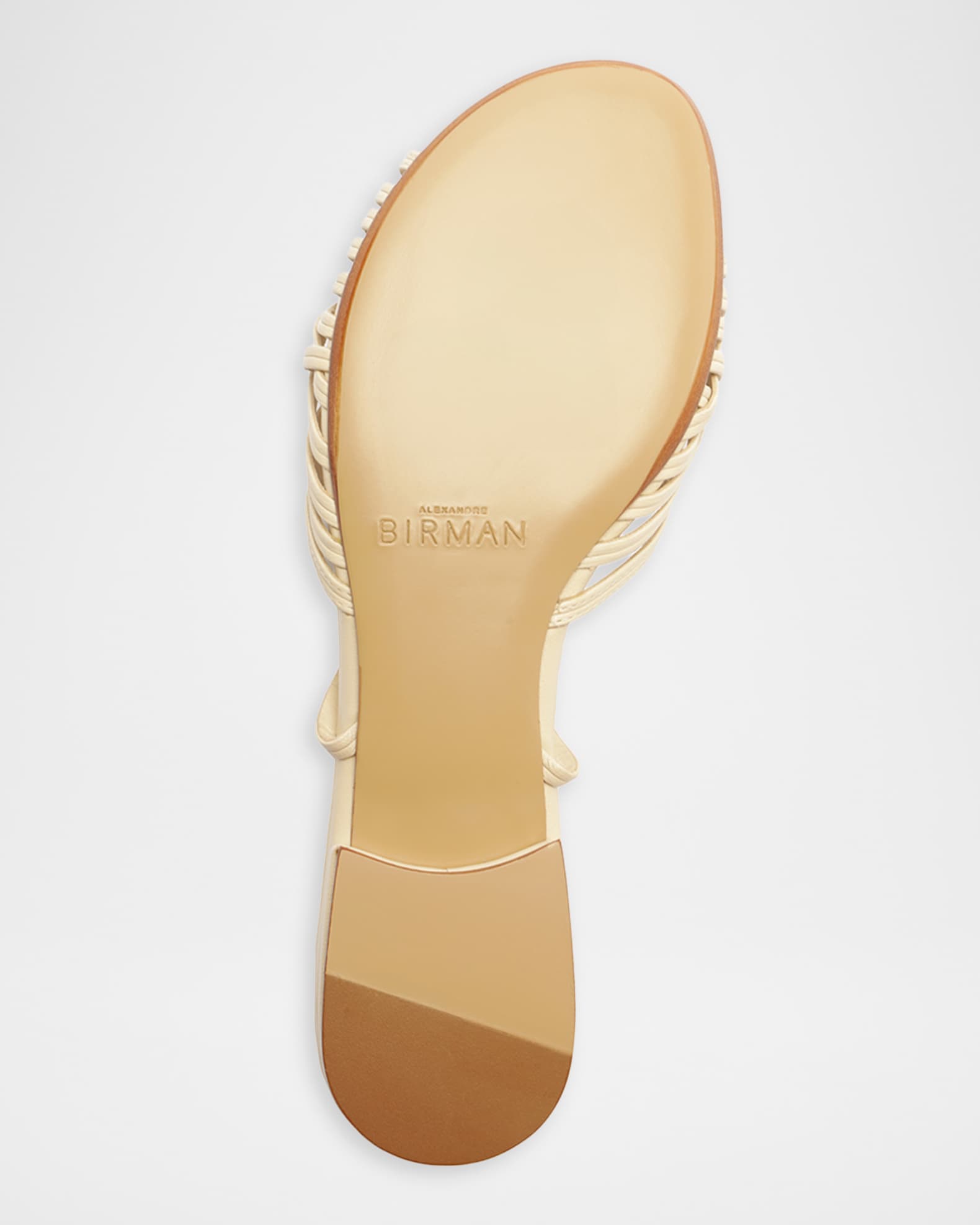 Alexandre Birman Lilian Leather Flat Sandals | Neiman Marcus