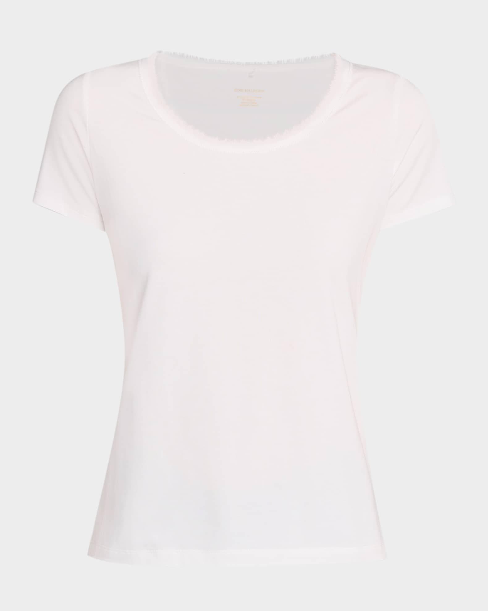 Kobi Halperin Ahava Cotton-Blend Scoopneck T-Shirt | Neiman Marcus