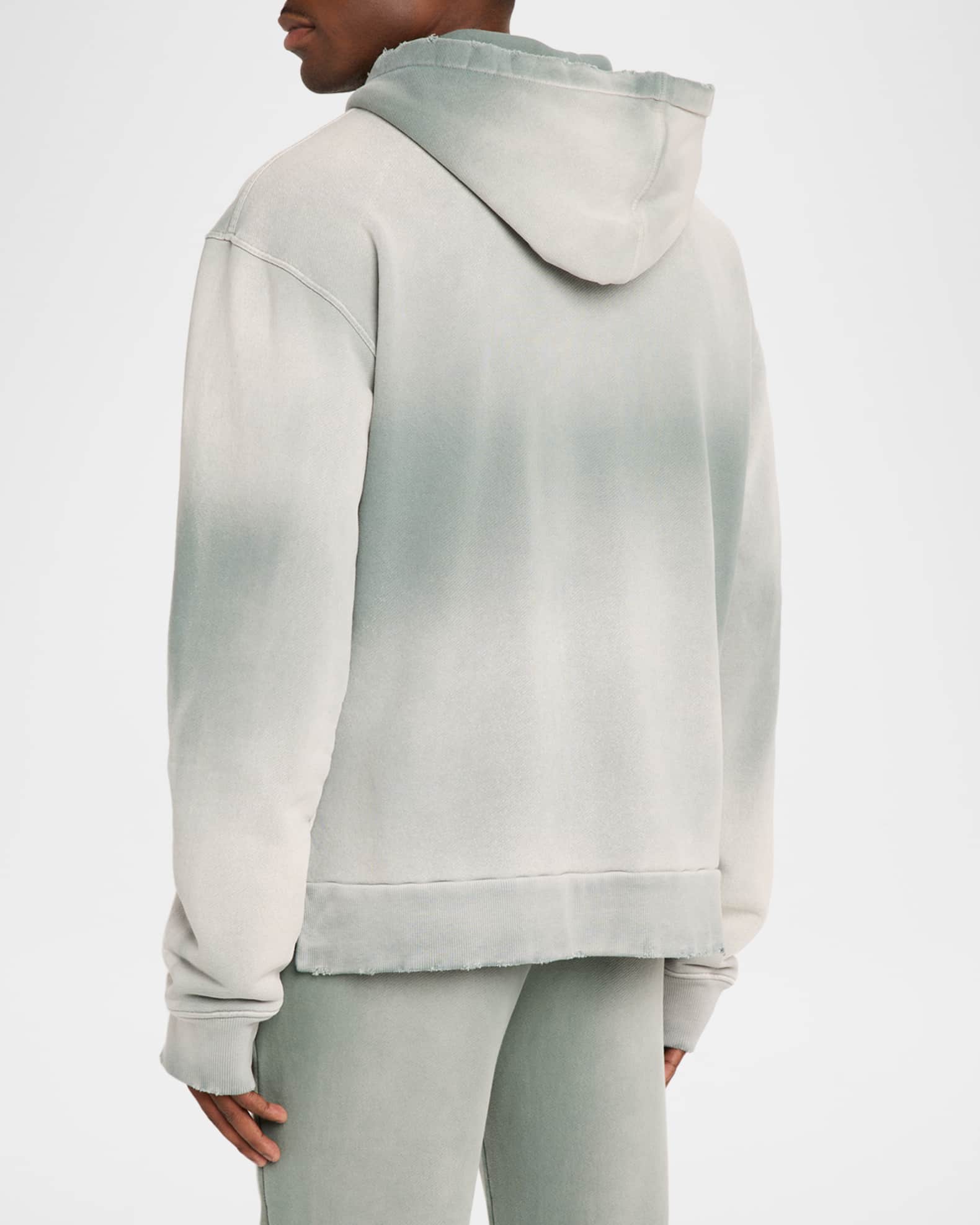 Alchemist Men's Cotton Monogram Full-Zip Hoodie | Neiman Marcus