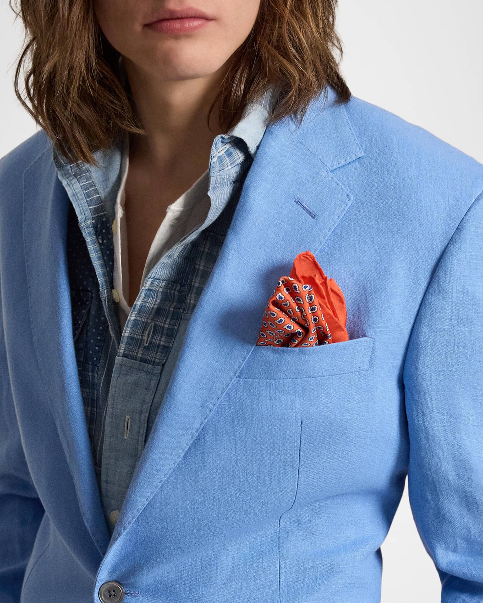 Polo Ralph Lauren Men's Slubbed Linen Single-Breasted Sport Coat ...