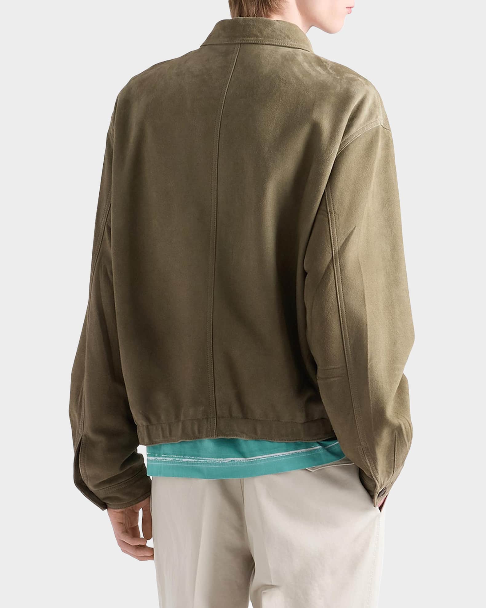Prada Men's Suede Jacket | Neiman Marcus
