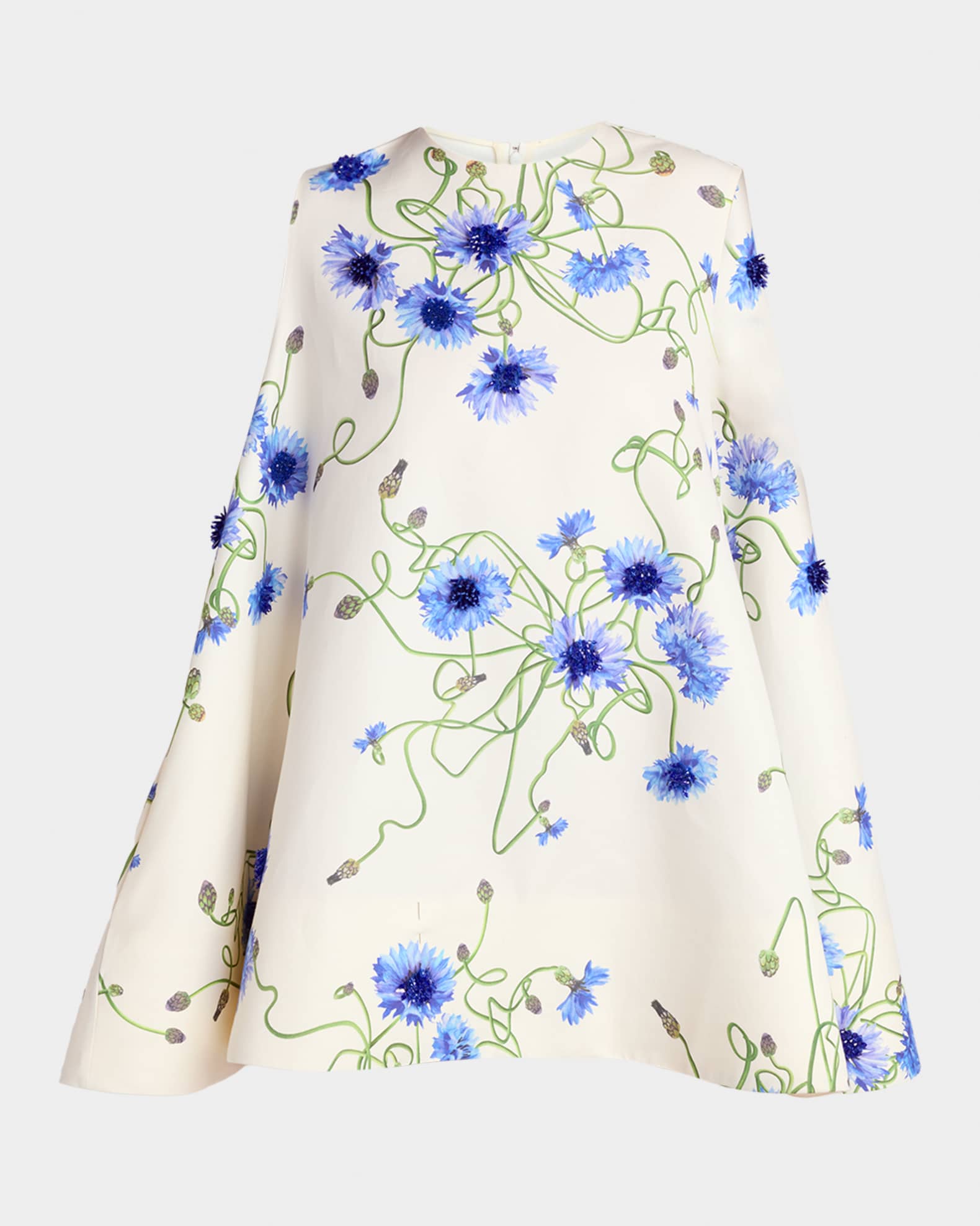Stella McCartney Embellished Twisted Floral A-Line Mini Dress | Neiman ...