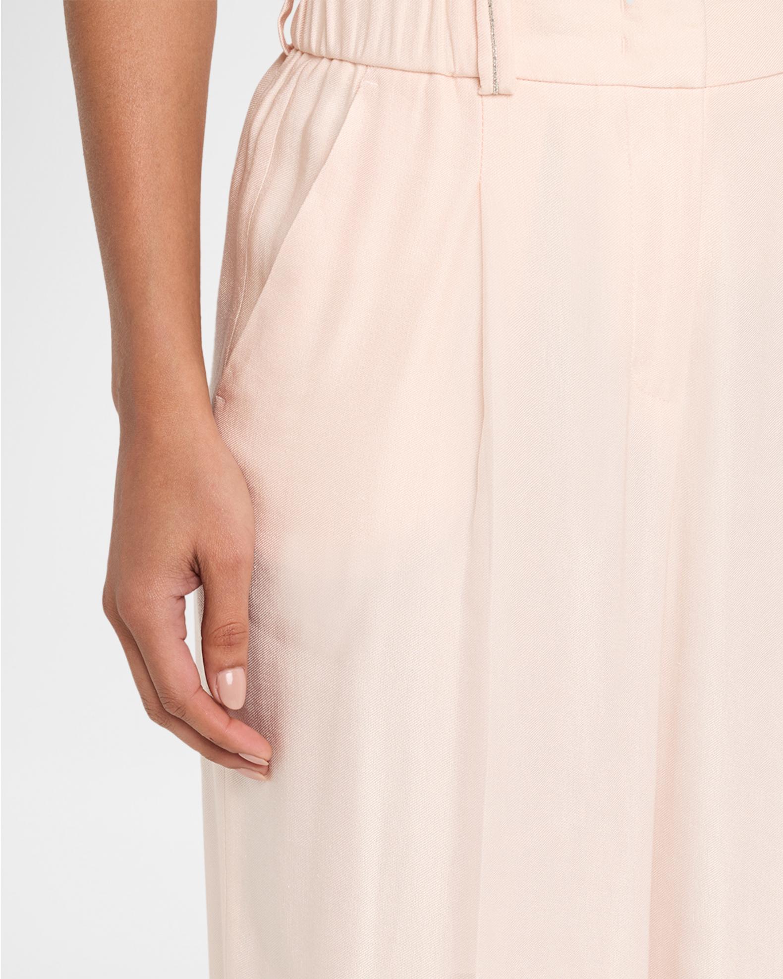 Peserico Pleated-Front Cotton Pants | Neiman Marcus