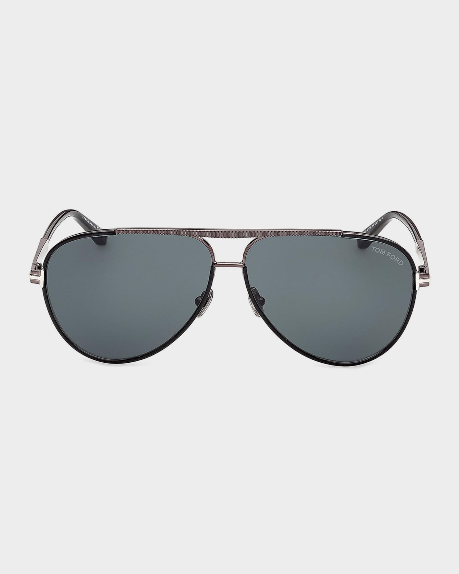 TOM FORD Men's Rupert 02 63mm Metal & Acetate Aviator Sunglasses ...