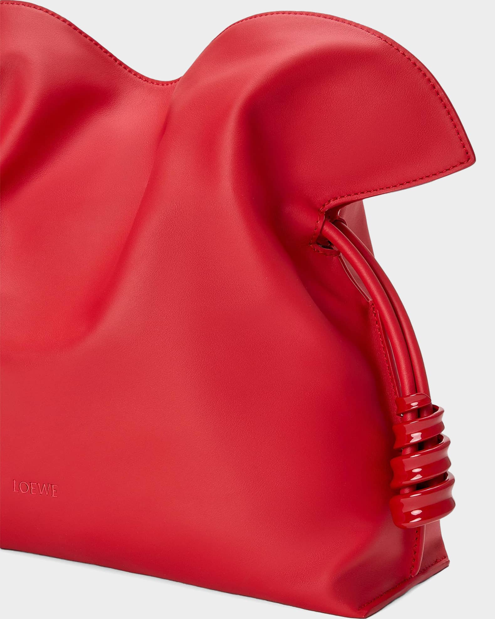 Loewe Flamenco Clutch Bag in Leather | Neiman Marcus