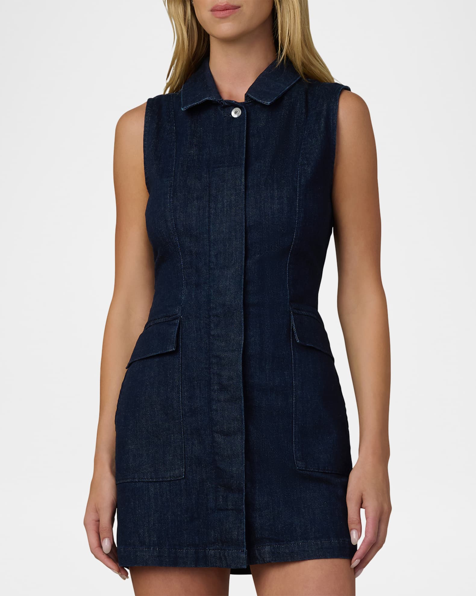 Joe's Jeans Irina Denim Mini Dress | Neiman Marcus