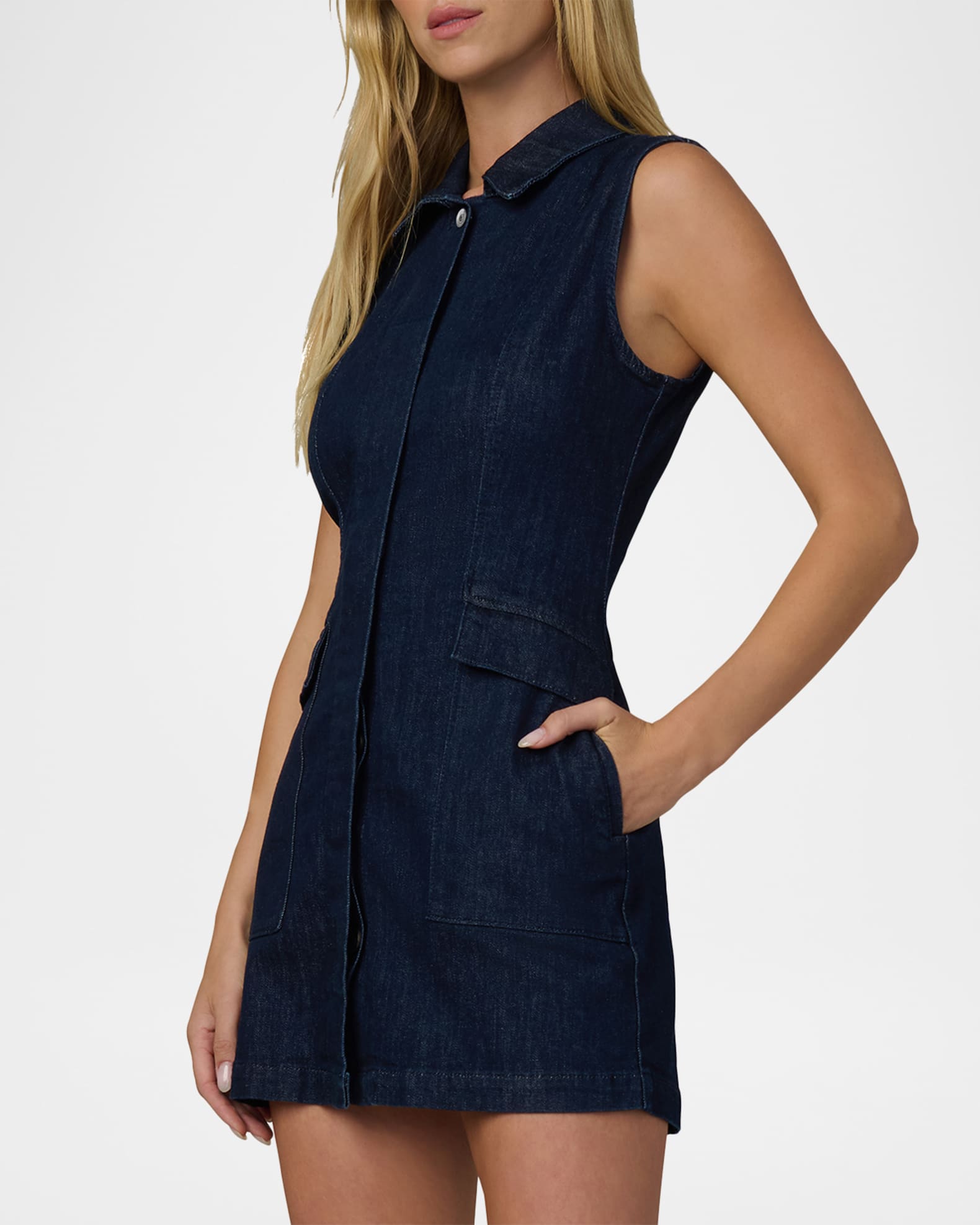 Joe's Jeans Irina Denim Mini Dress | Neiman Marcus