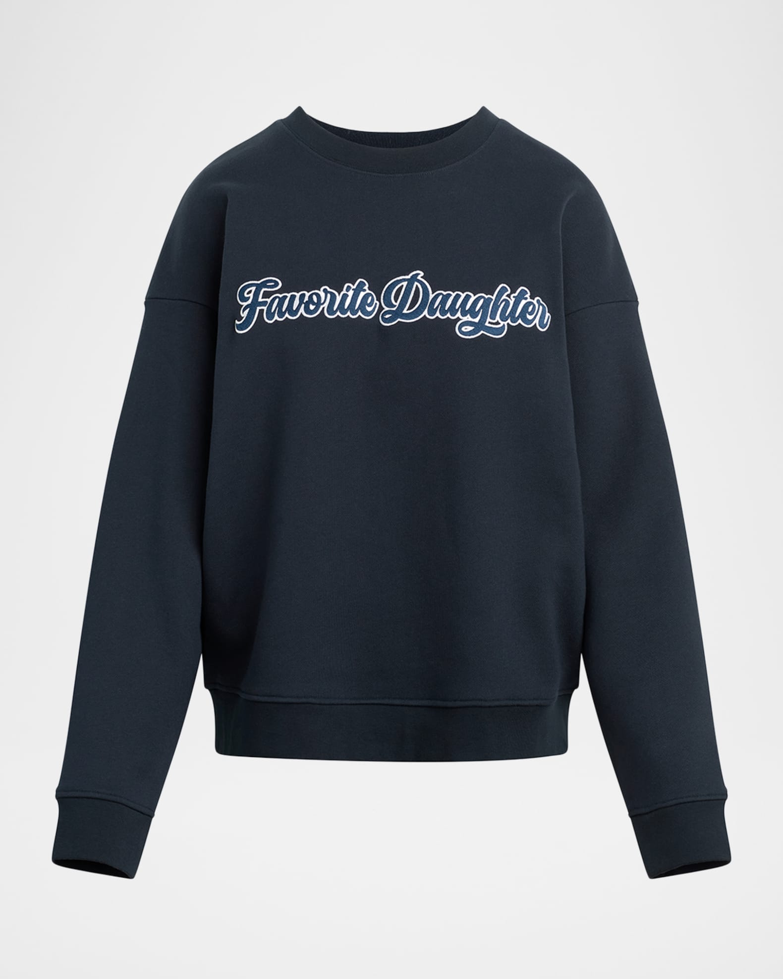 Favorite Daughter The Varsity Embroidered Sweatshirt | Neiman Marcus