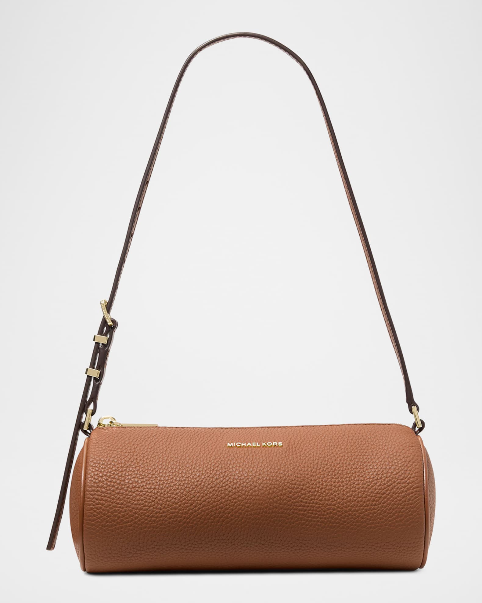 MICHAEL Michael Kors Izzy Small Pebbled Leather Barrel Pochette ...