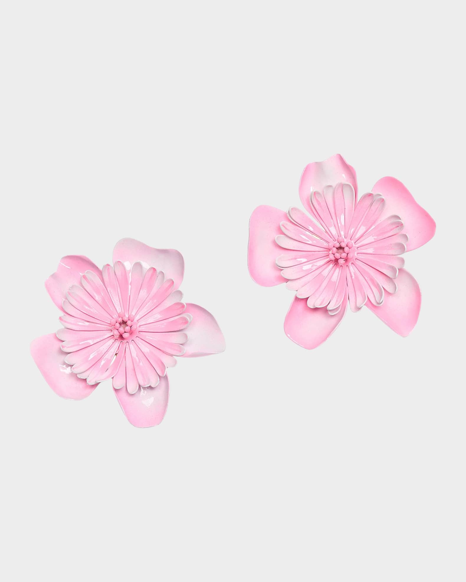 Chloe The Chloe Bloom Earrings, Fuchsia | Neiman Marcus