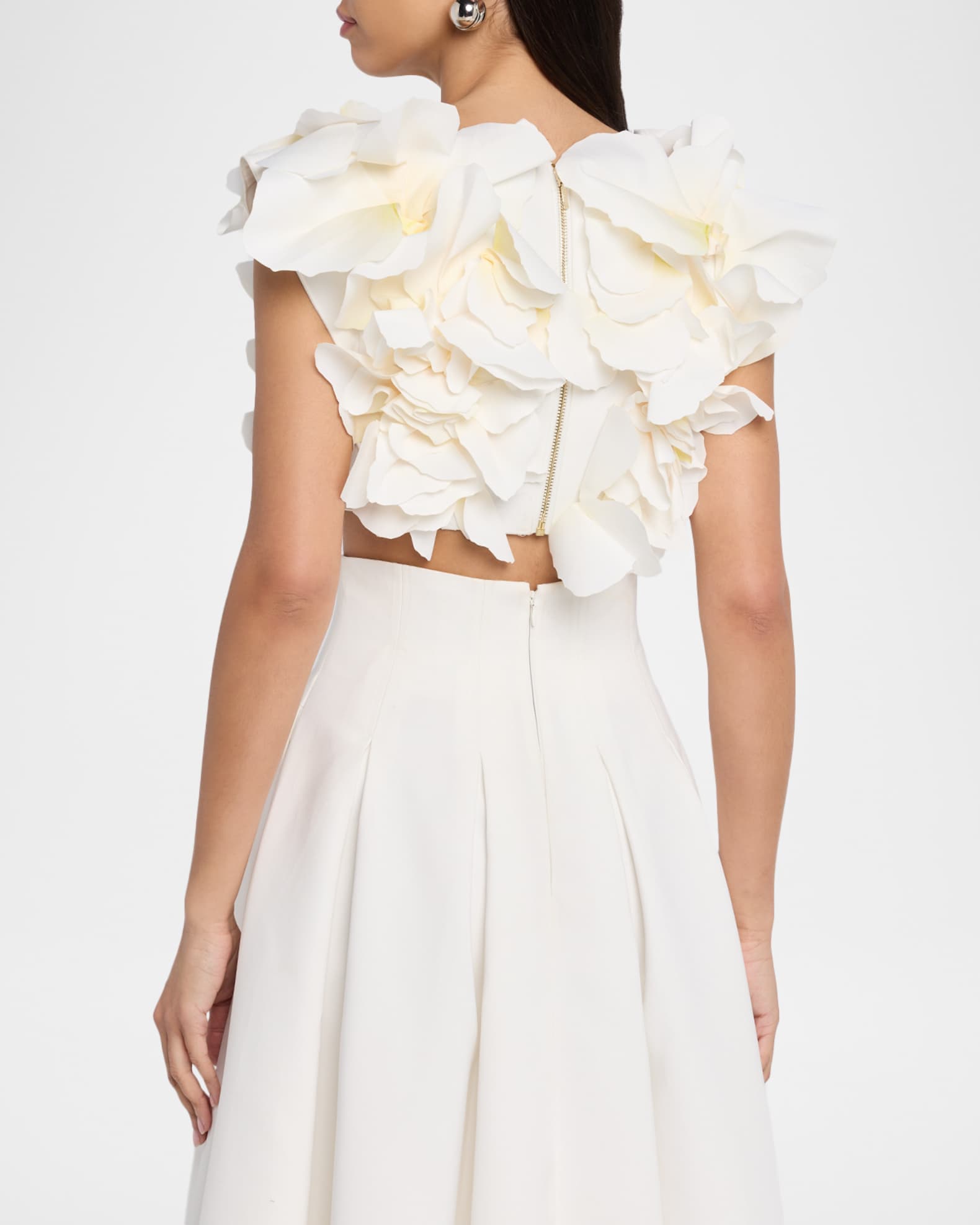 Acler Jackhill Floral Appliqué Top | Neiman Marcus