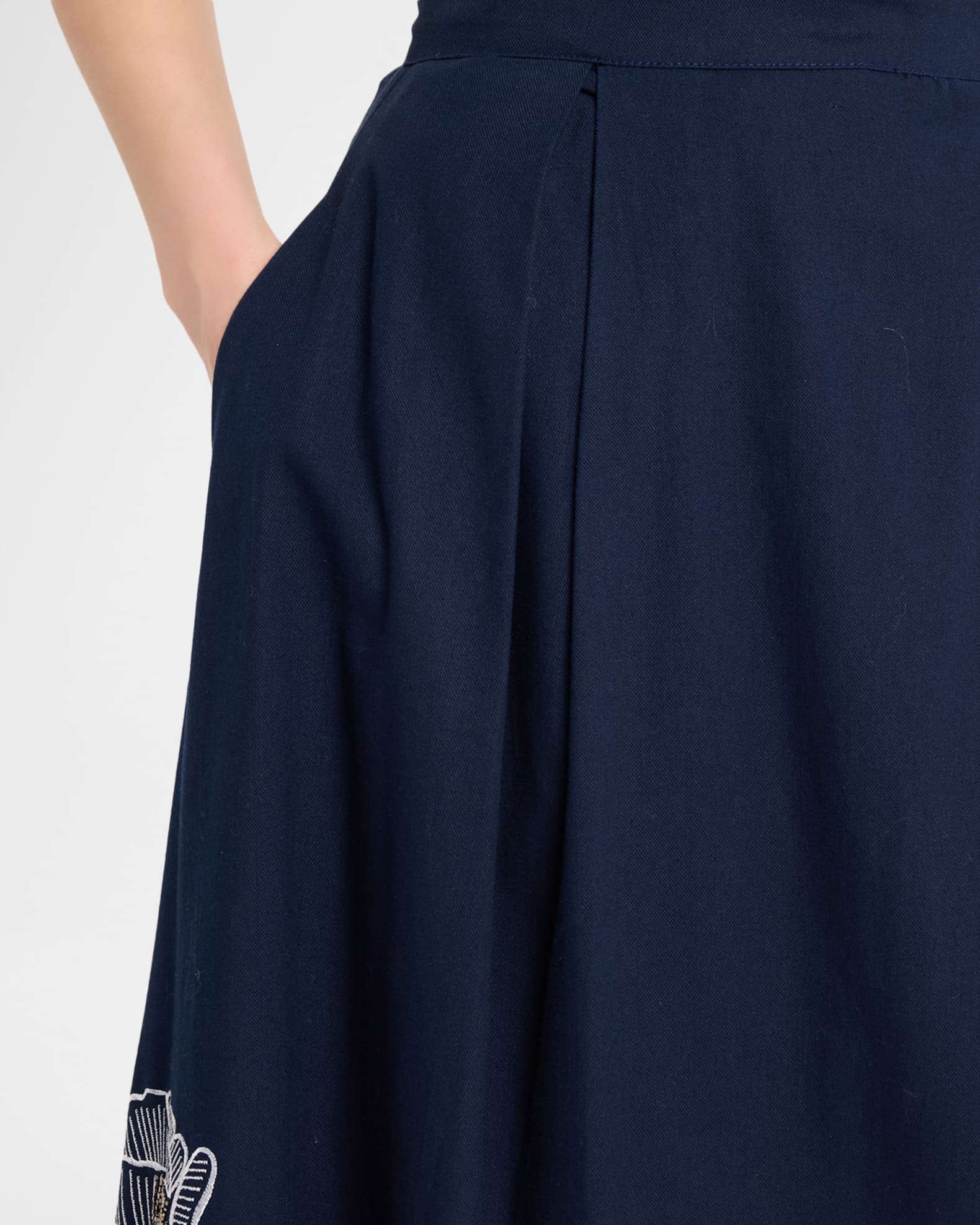 Toccin Stacy Embellished Midi Skirt | Neiman Marcus