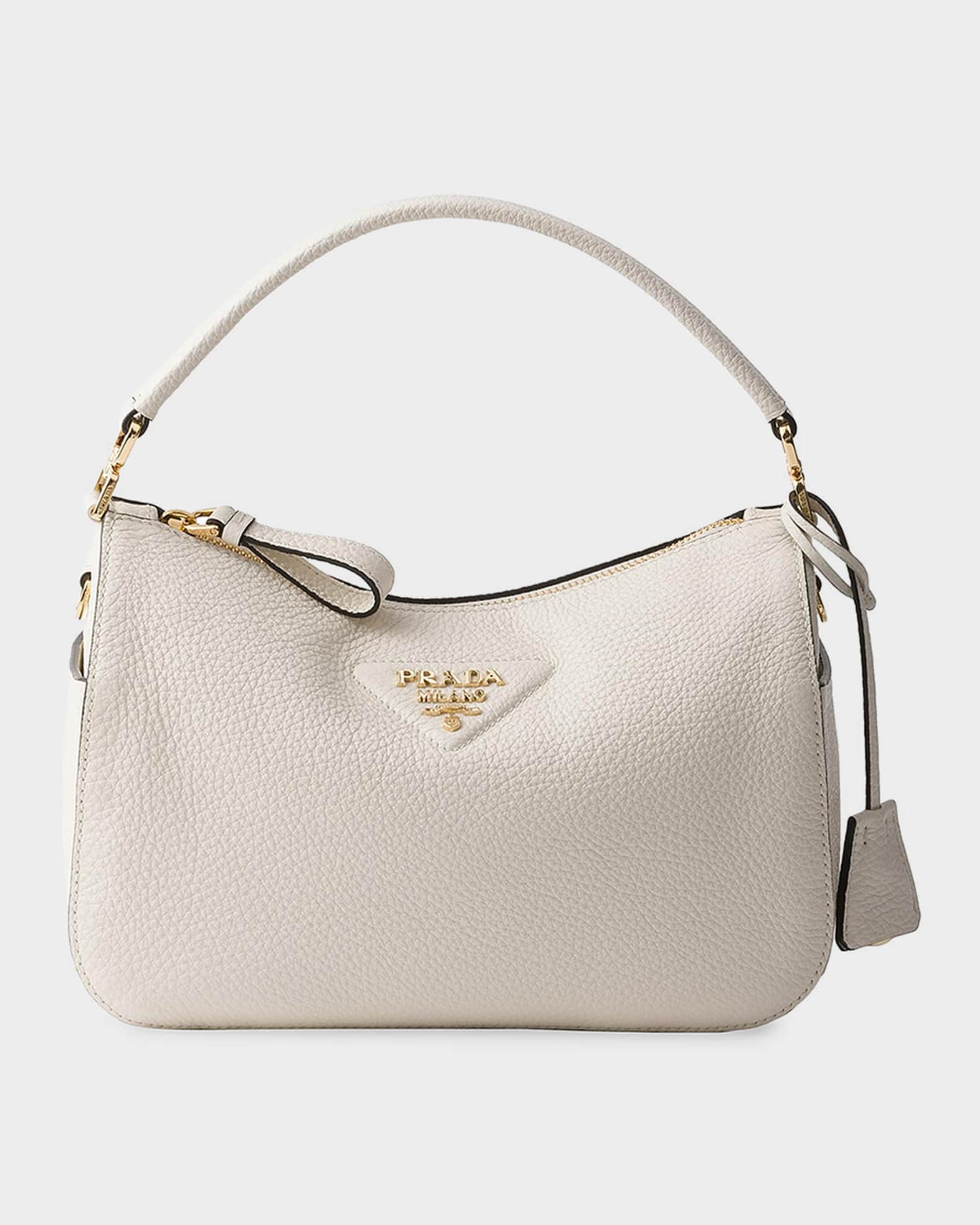 Prada Small Leather Shoulder Bag | Neiman Marcus