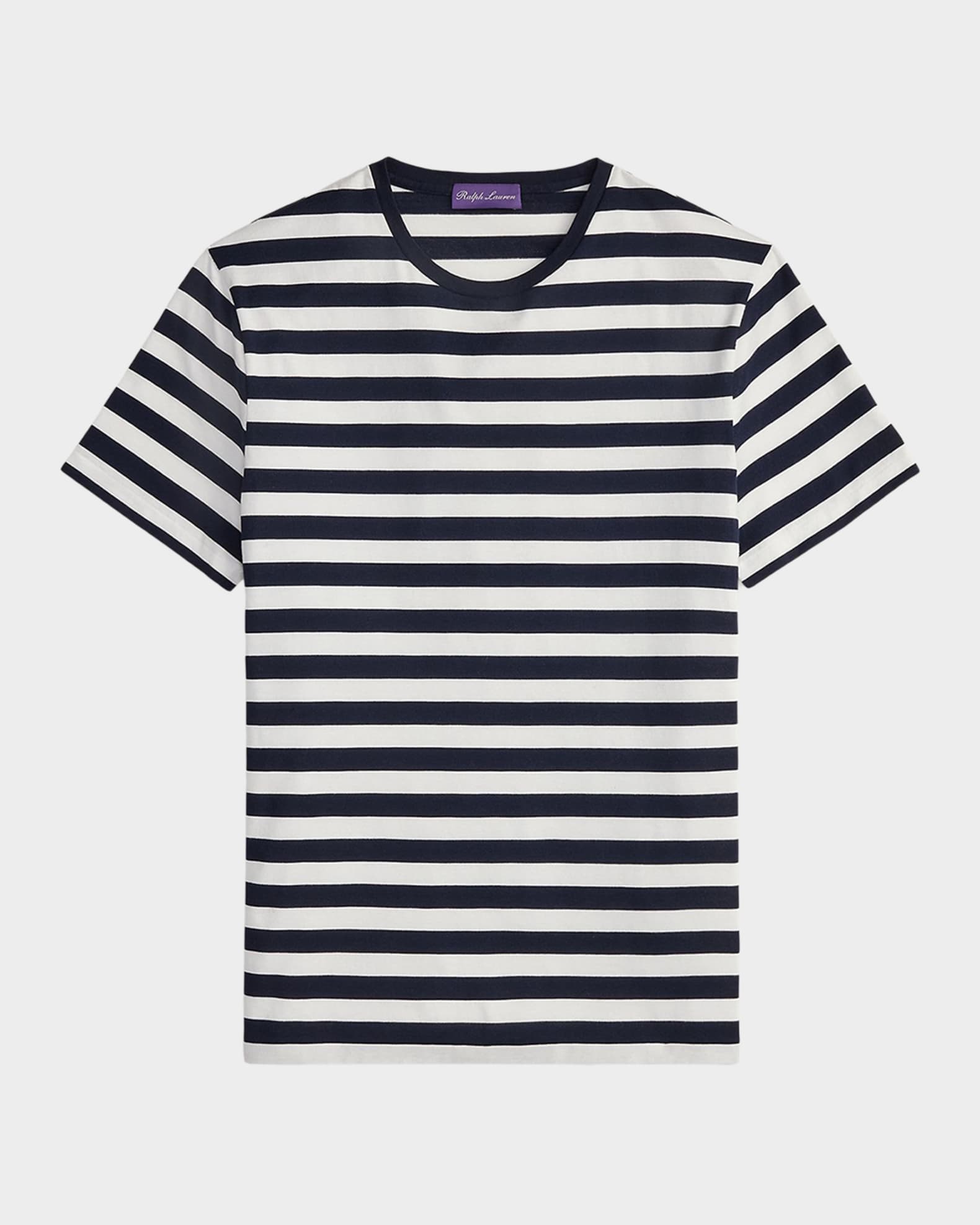 Ralph Lauren Purple Label Men's Striped Lisle-Piqué Crewneck T-Shirt ...
