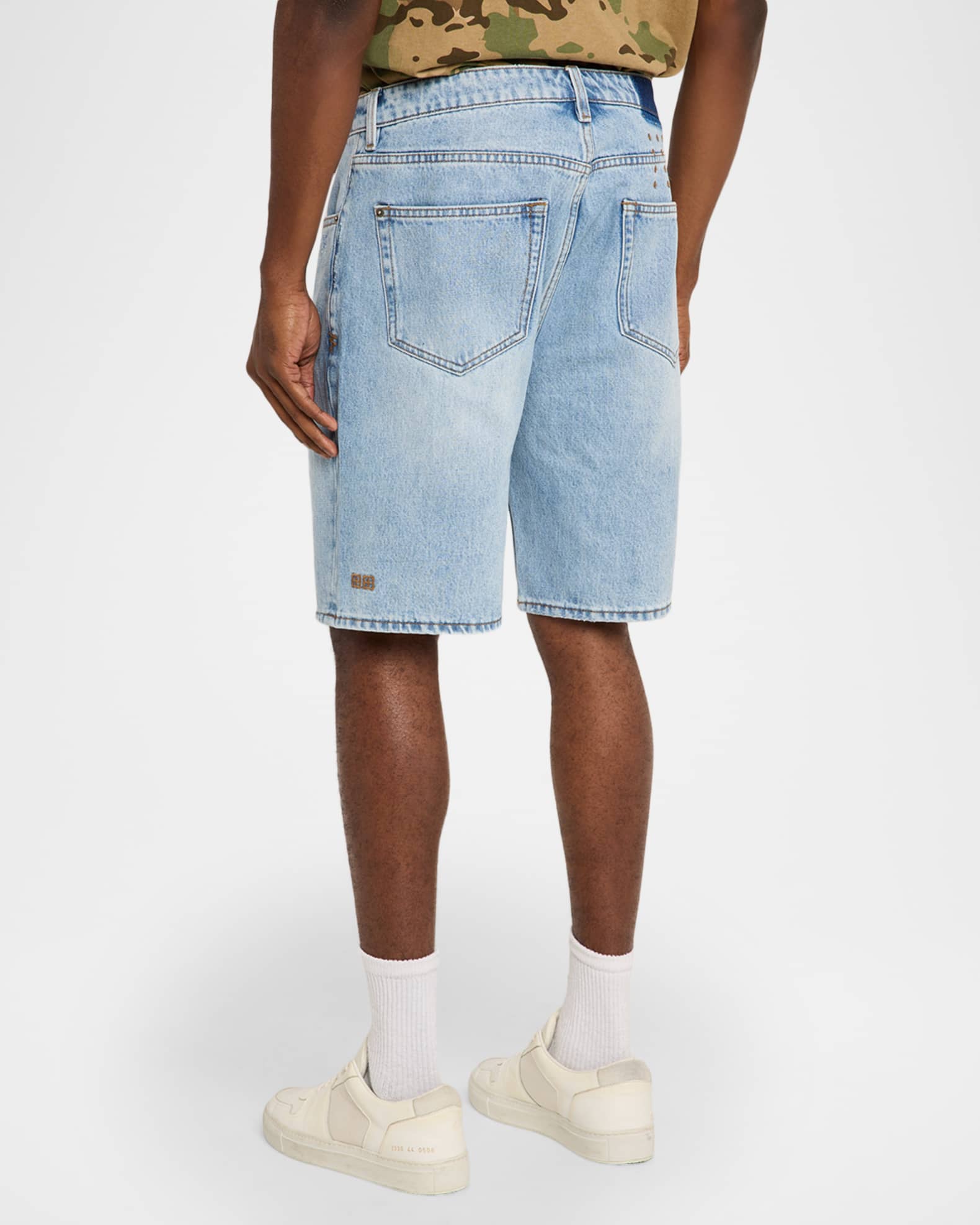 Ksubi Men's Anti K Straight-Fit Denim Shorts | Neiman Marcus