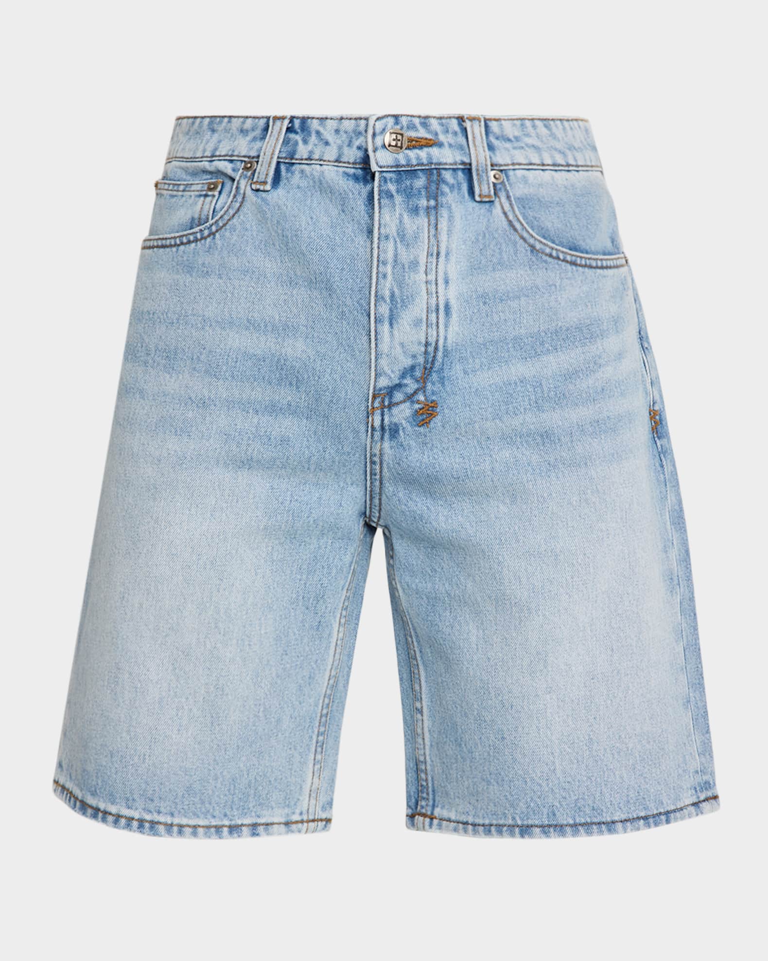 Ksubi Men's Anti K Straight-Fit Denim Shorts | Neiman Marcus