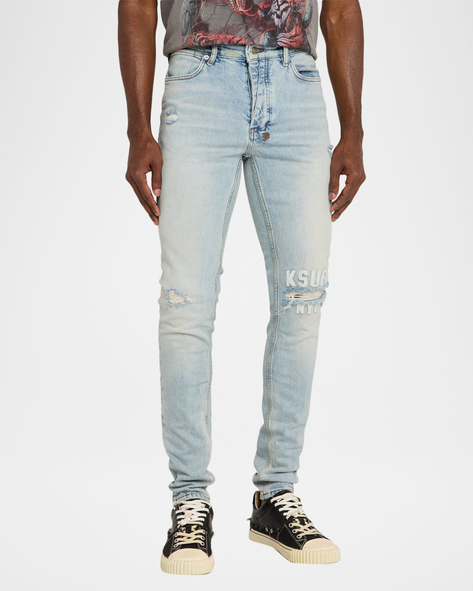 Ksubi Men's Van Winkle Stretch Skinny Jeans | Neiman Marcus