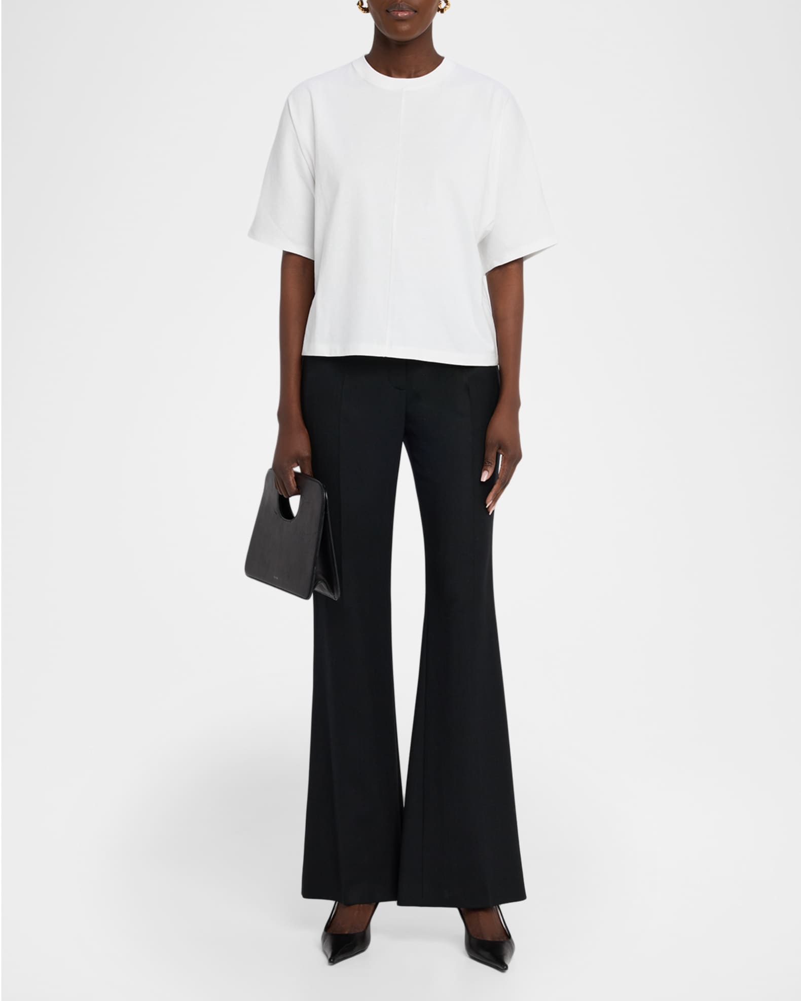 Vince Short-Sleeve Dolman Tee | Neiman Marcus