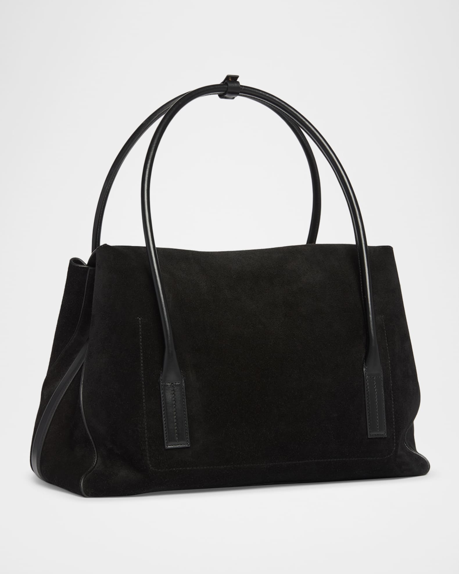 TOM FORD Eclipse Medium Suede & Leather Shoulder Bag | Neiman Marcus